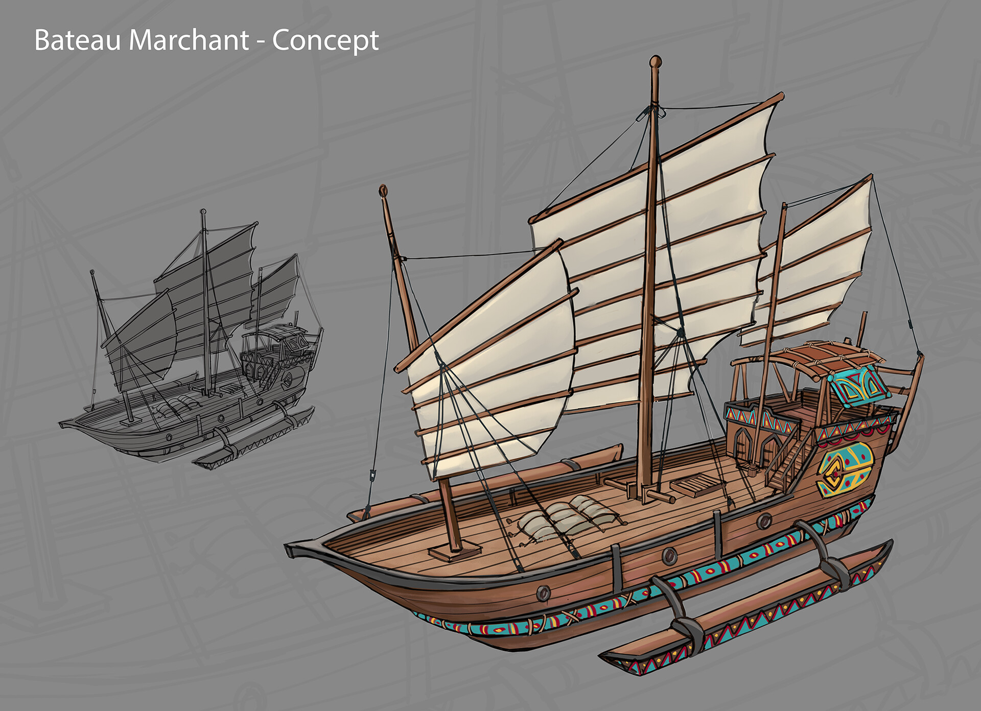 ArtStation - Merchant Ship