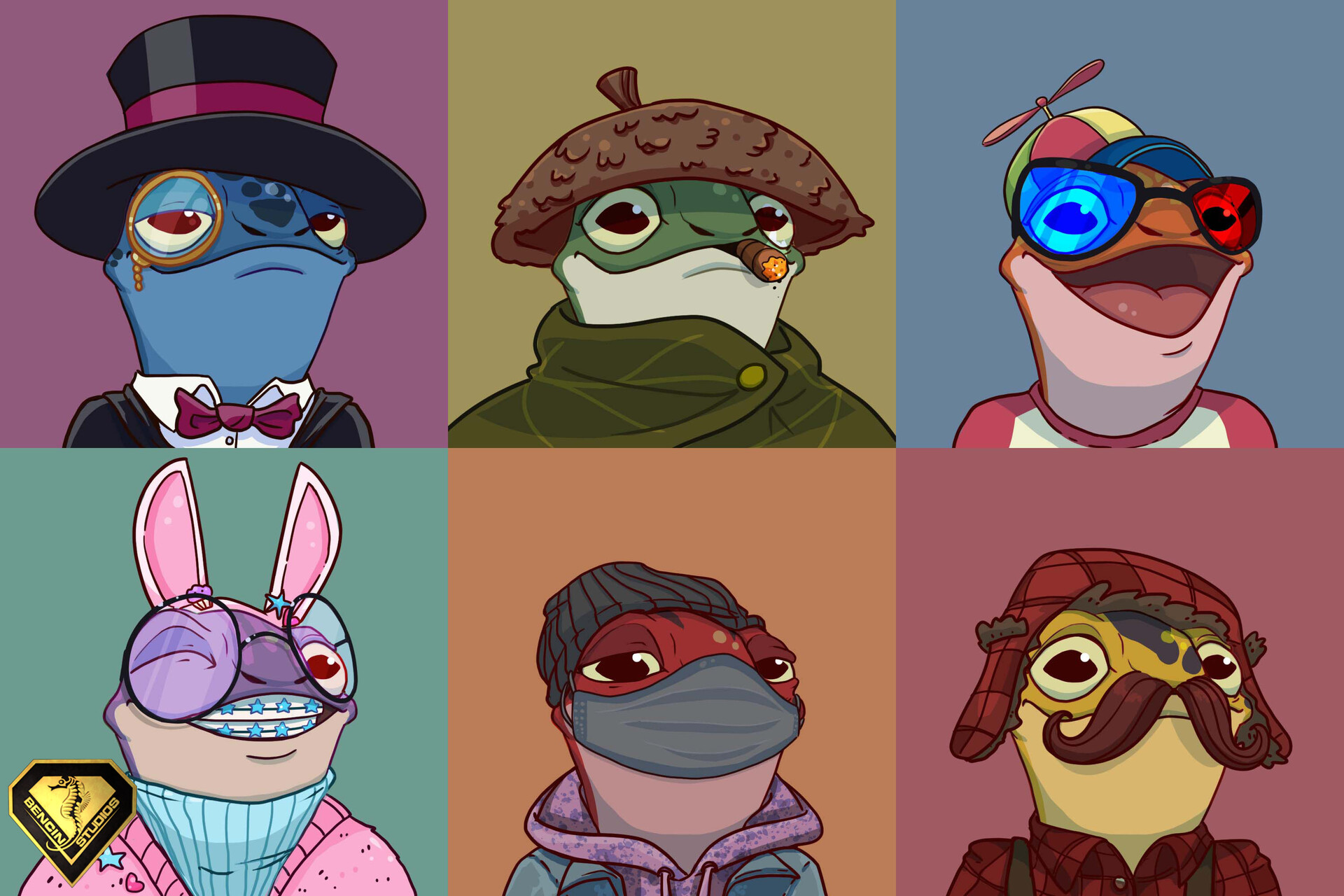 ArtStation - Distinguished Amphibians