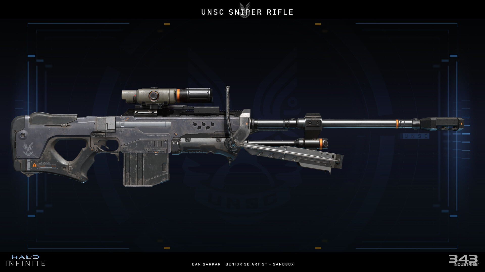 Dan Sarkar - UNSC SNIPER RIFLE