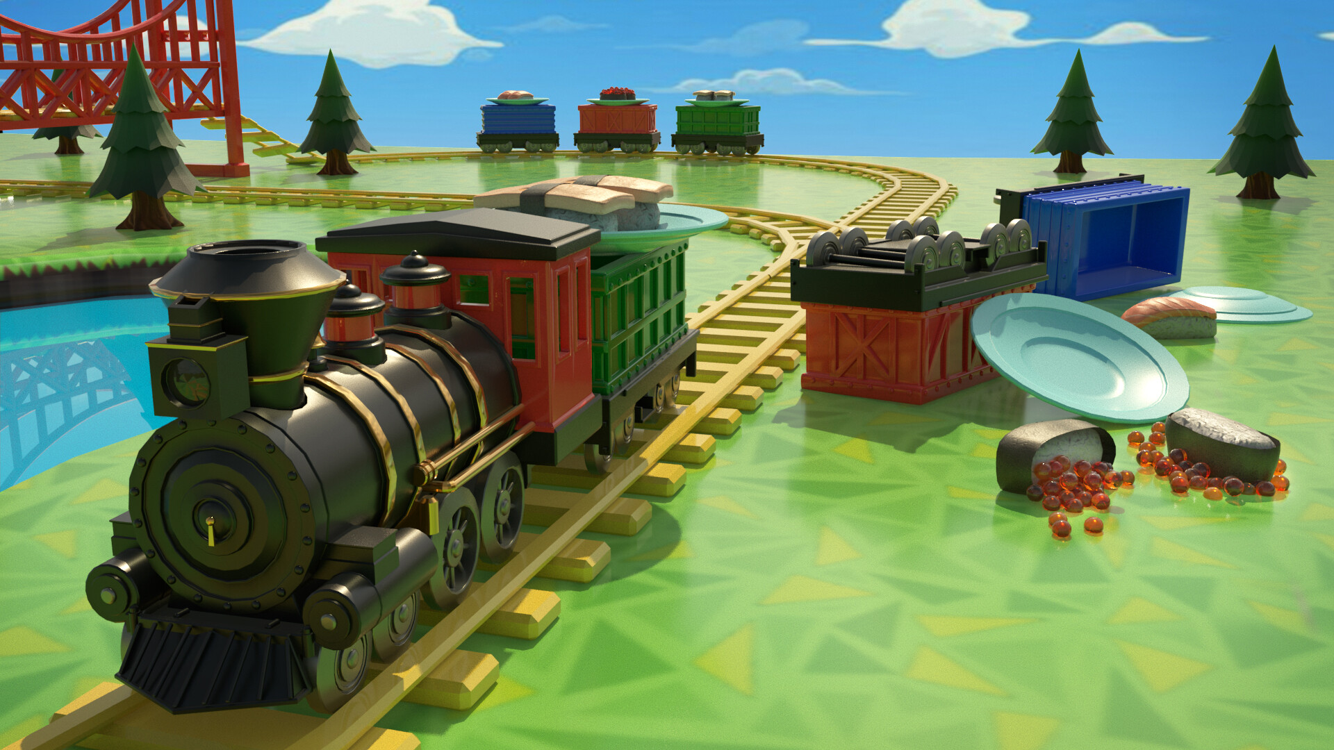 ArtStation - Sushi Trainset