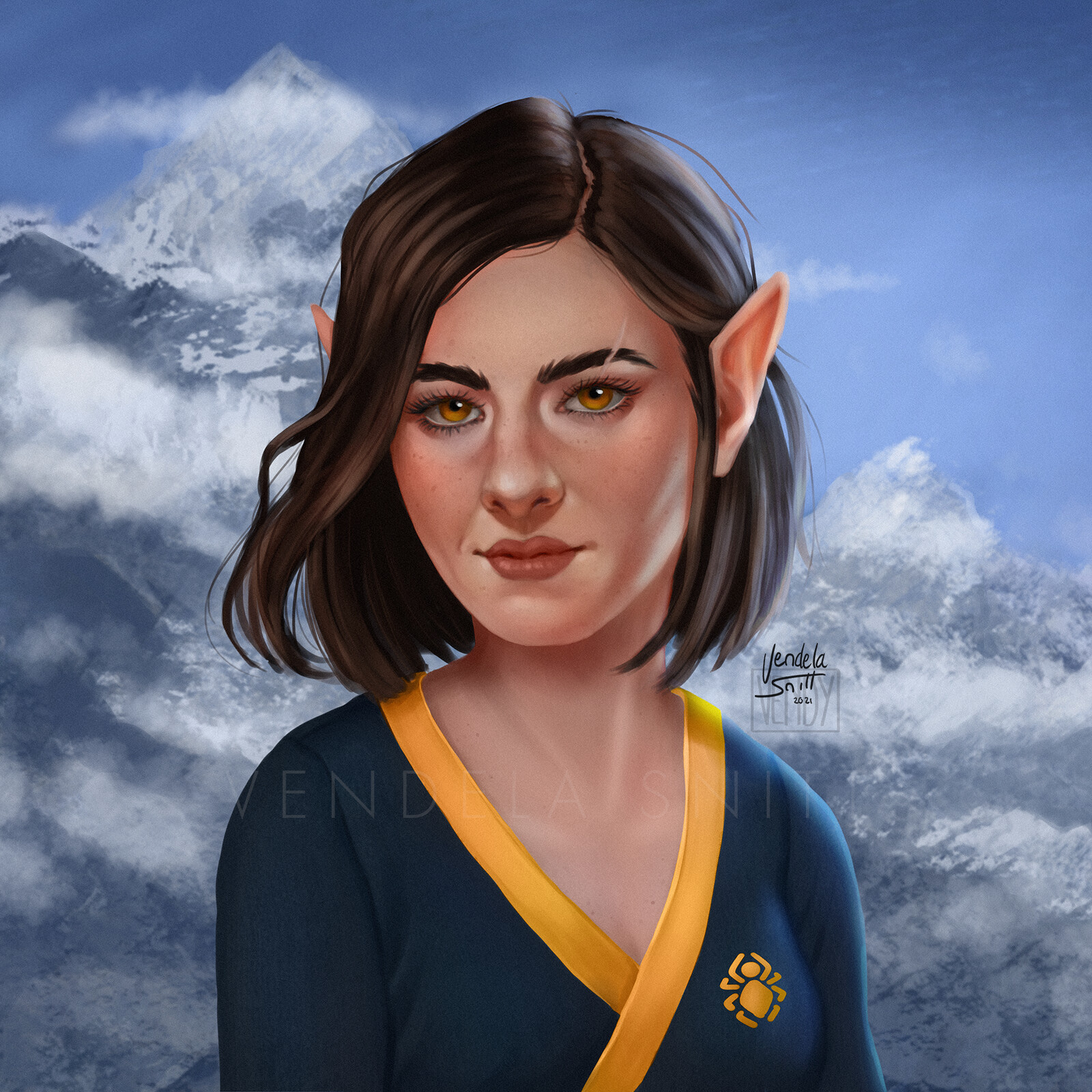 Vendela Snitt Dandd Halfling Monk
