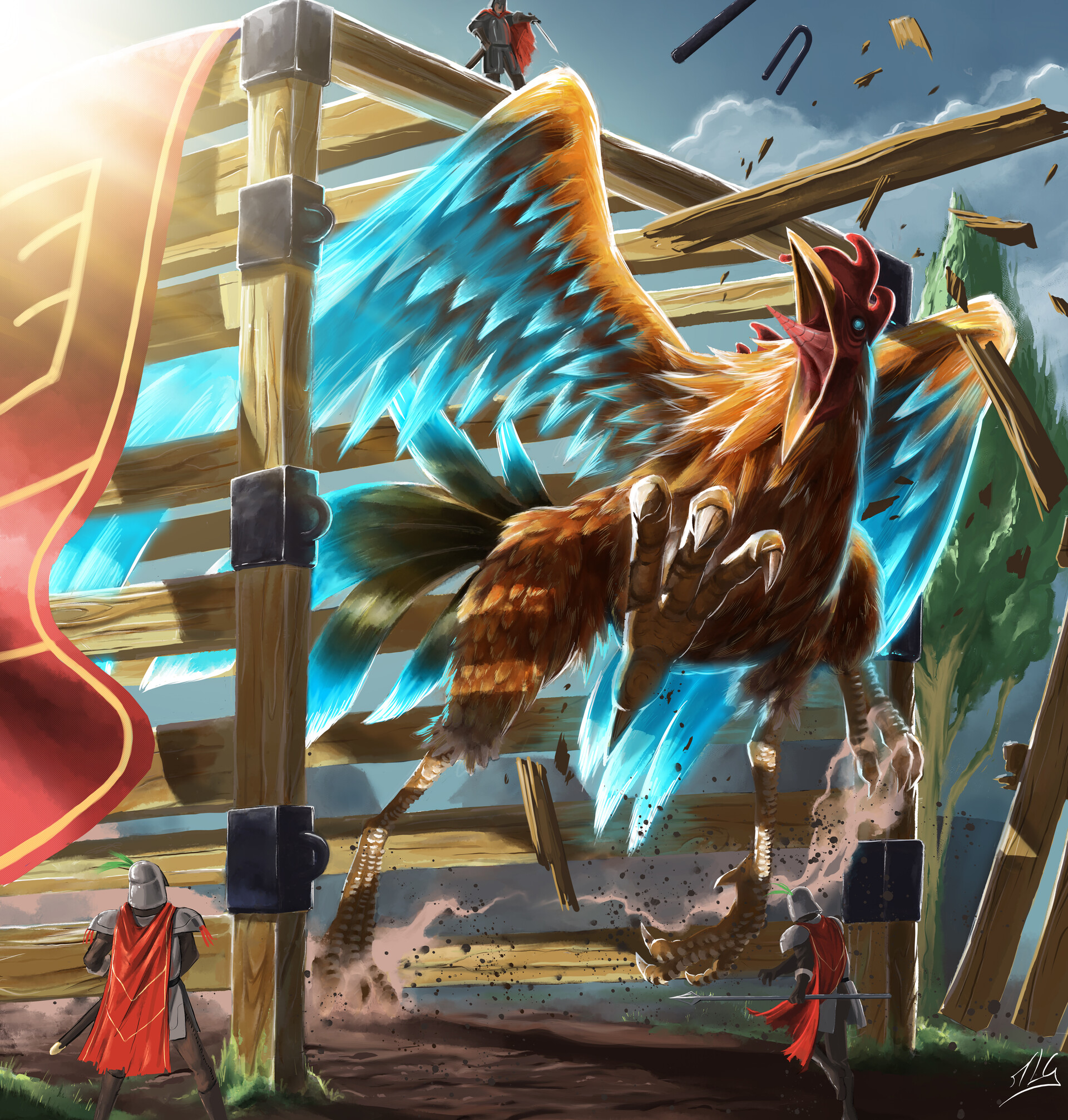 ArtStation - Heavenly Rooster