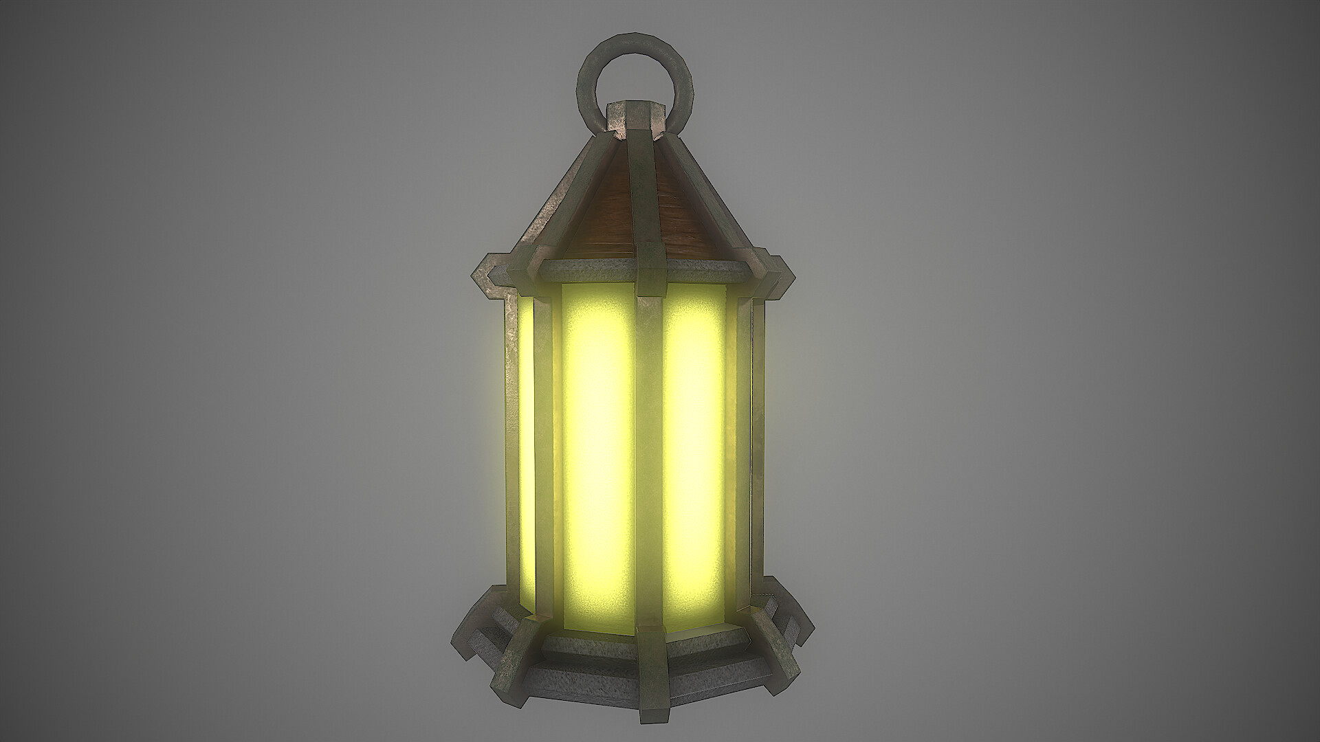 ArtStation - low poly lantern