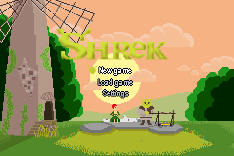 ArtStation - Shrek Concept Main Menu