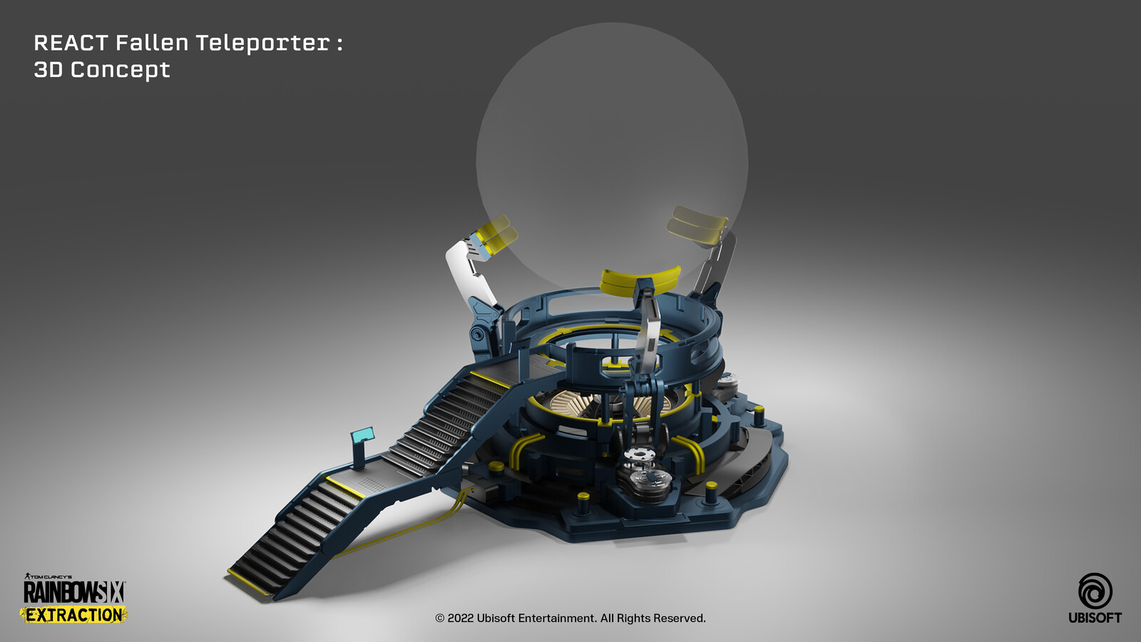 Patricia Duong - Rainbow Six: Extraction | 3D Concept REACT Teleporter