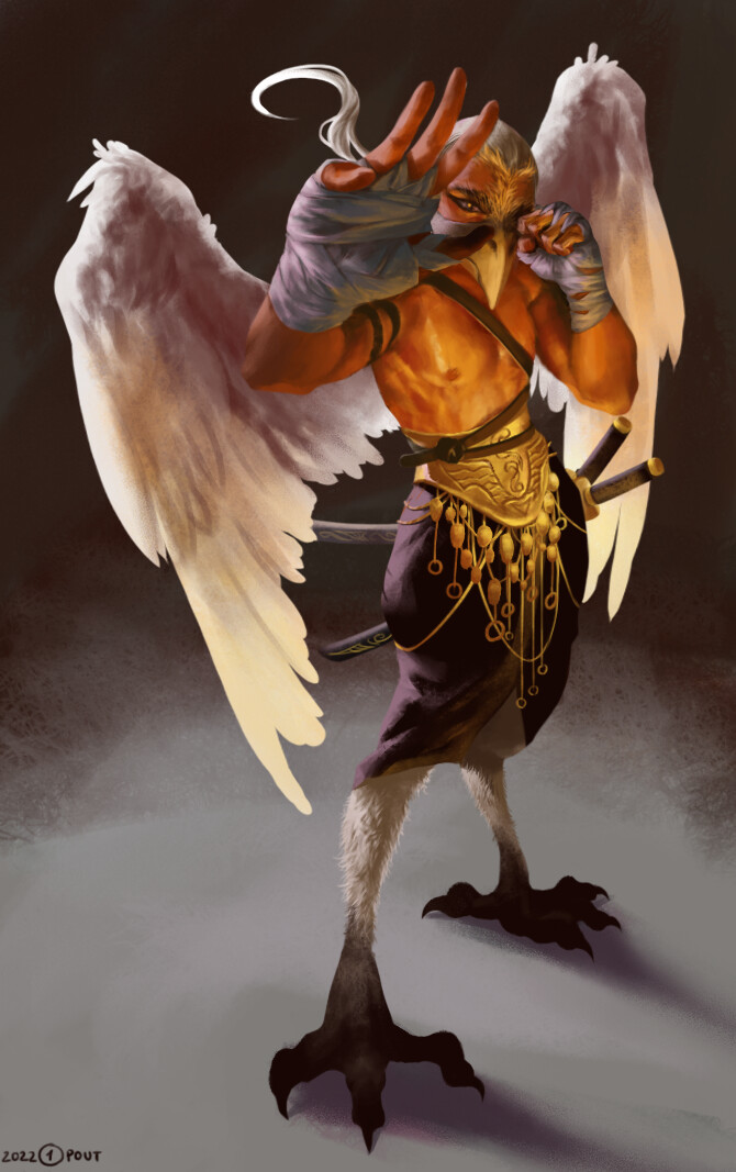 ArtStation - Bird Warrior