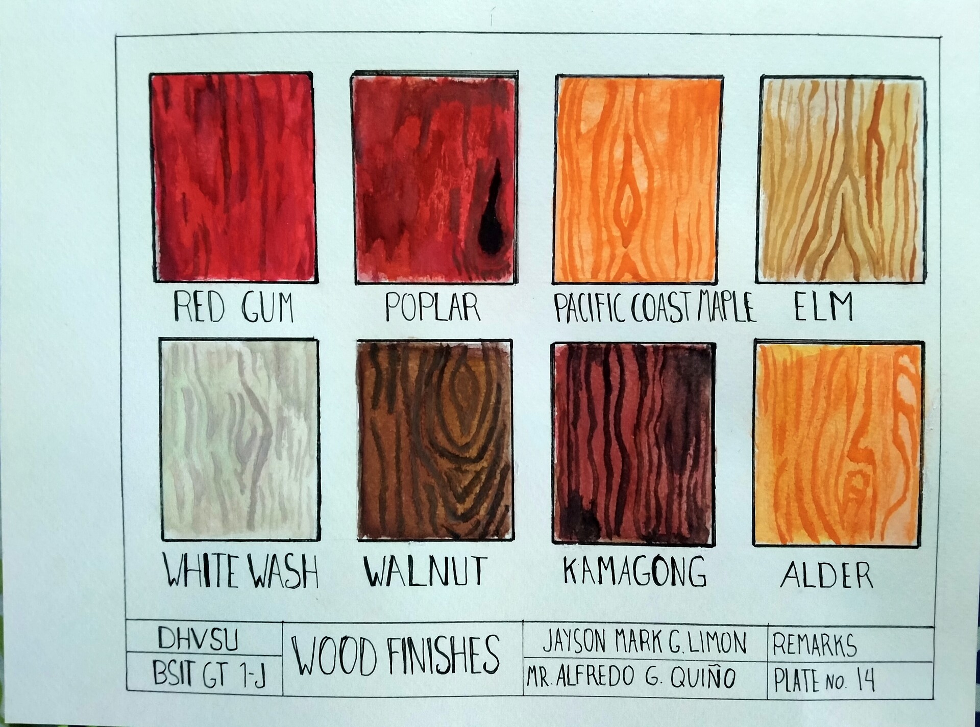 ArtStation - Wood finishes Plate no.14