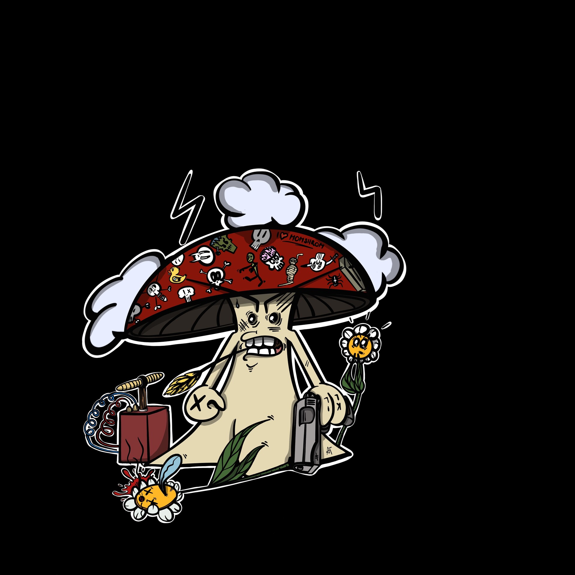 ArtStation - deathcap the assasin Mushroom