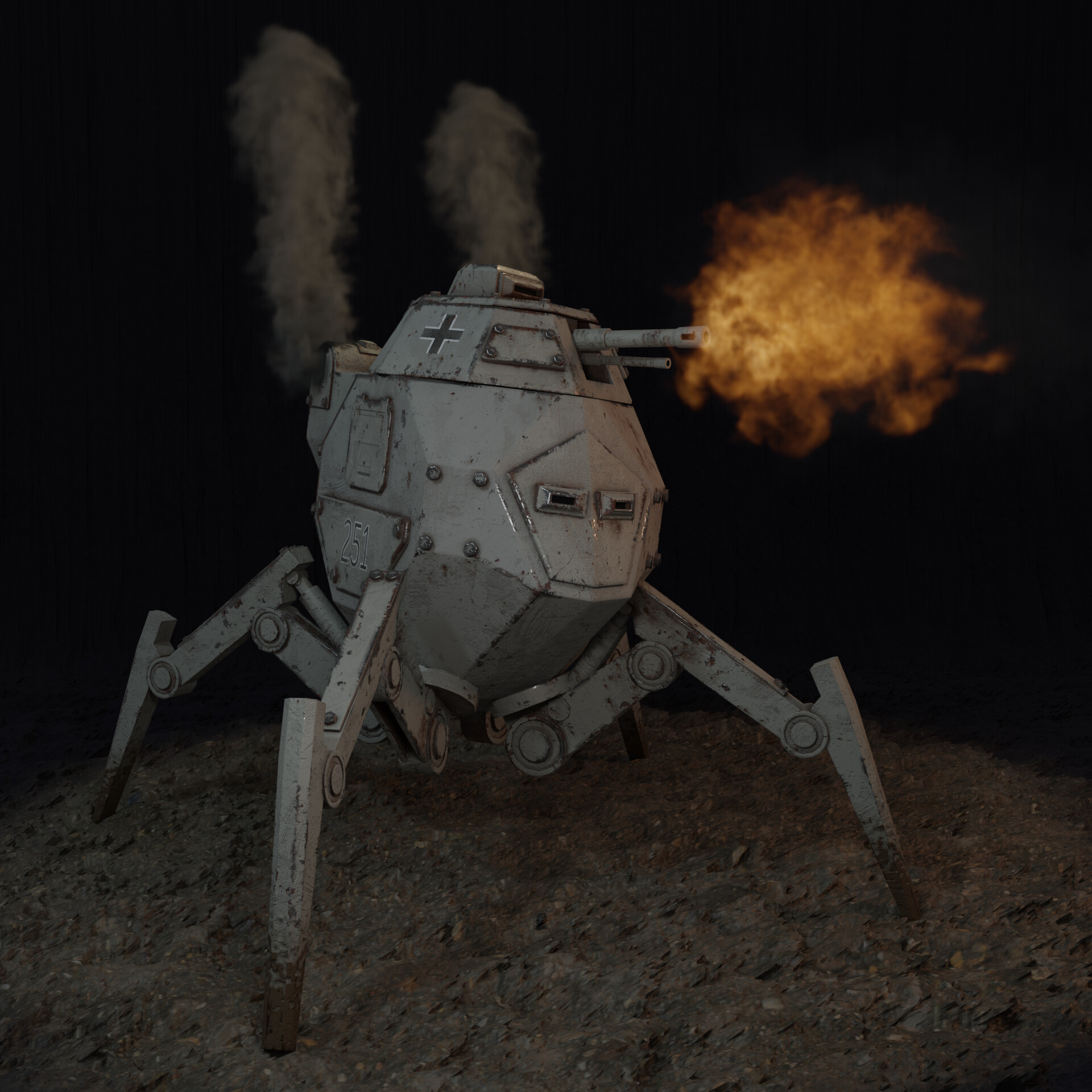 ArtStation - Diesel mech