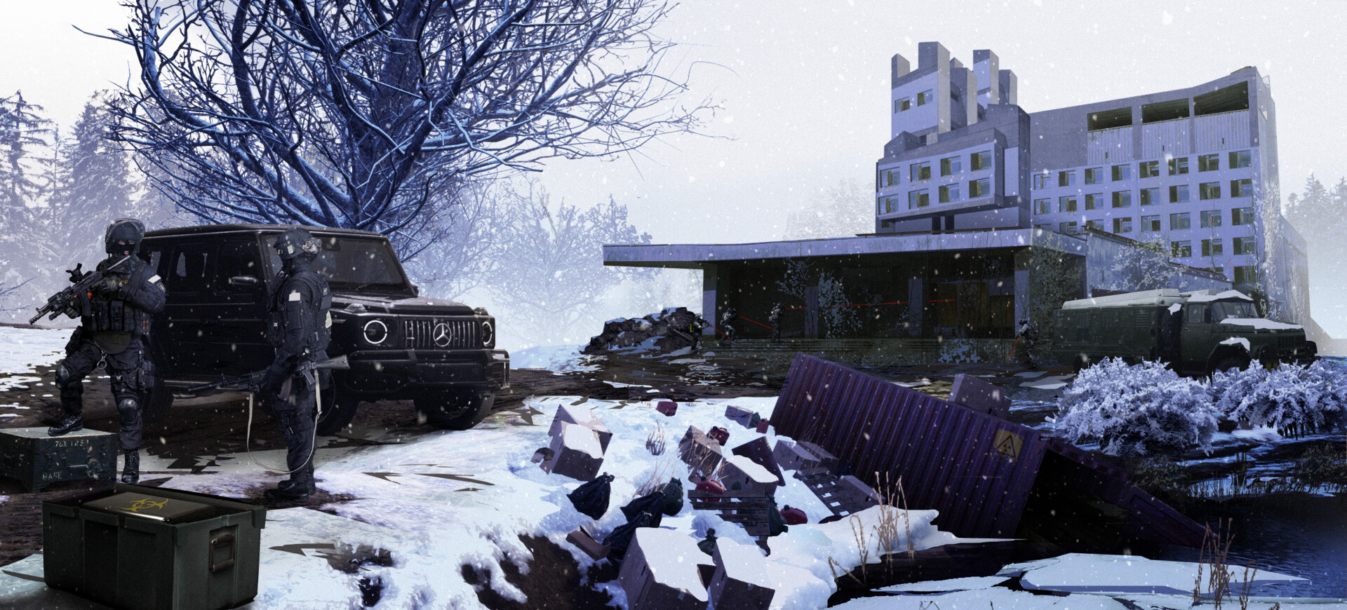 ArtStation - Abandoned Lab