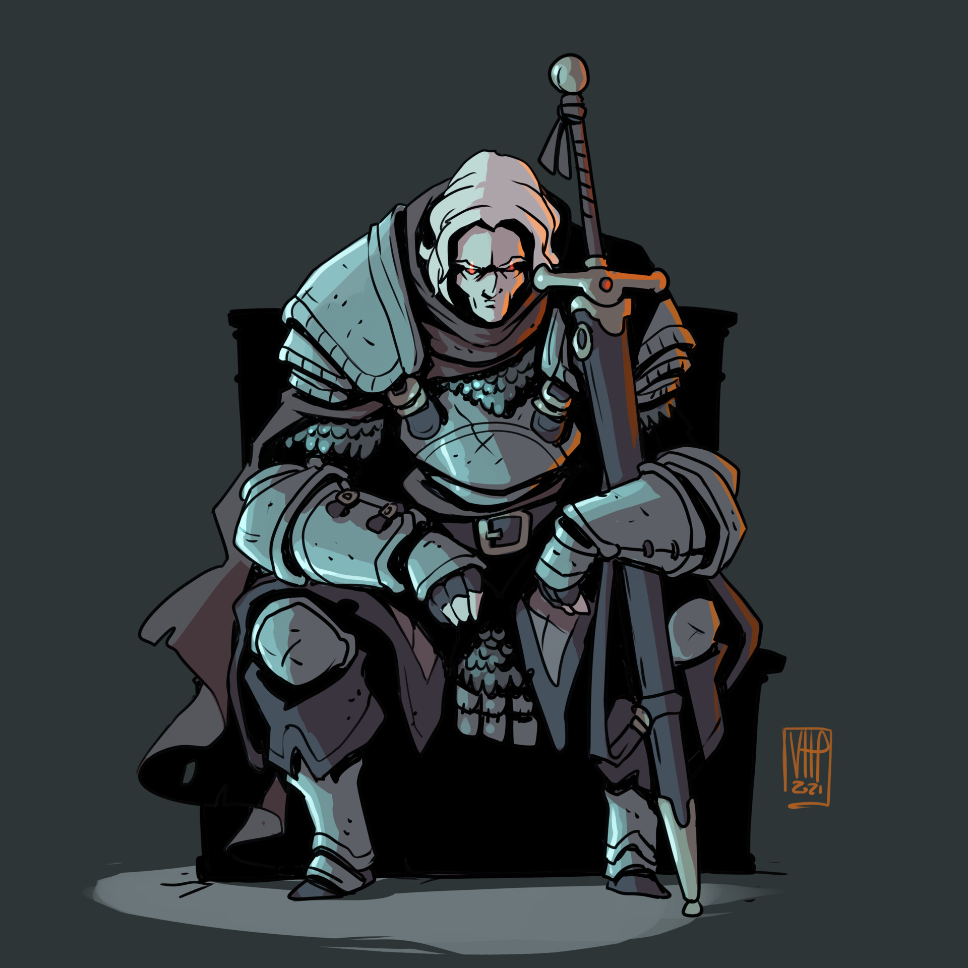 ArtStation - Godfrey, revenant knight