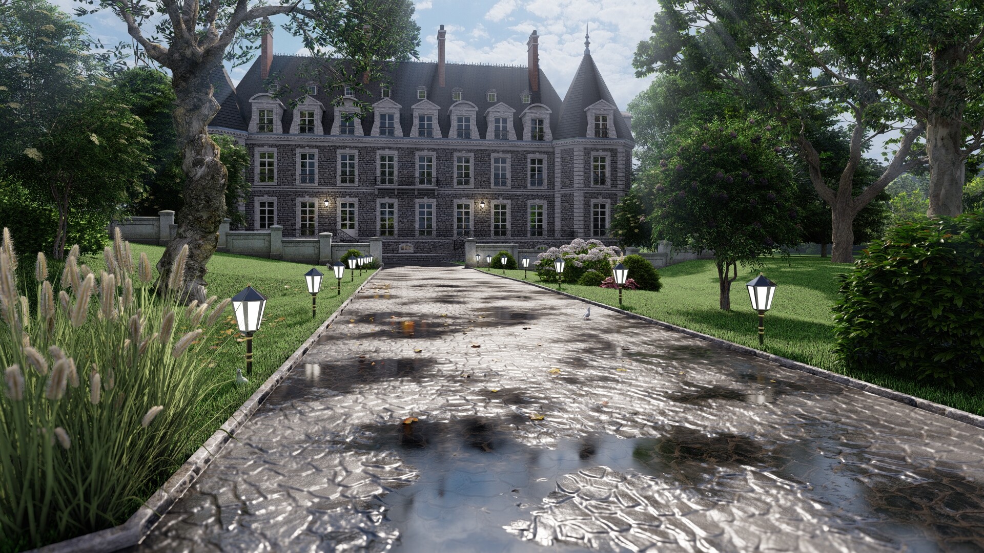 ArtStation - French Castle