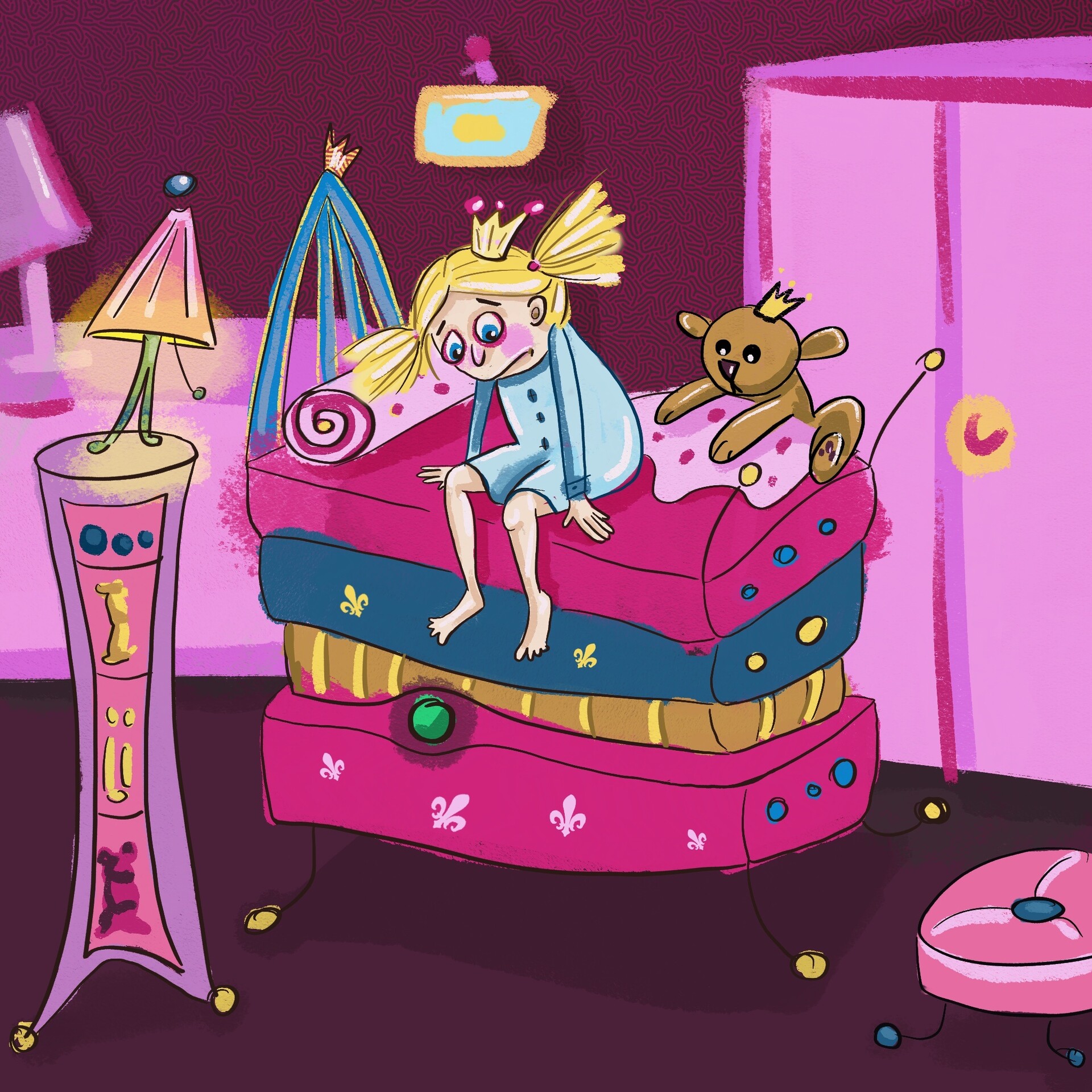 ArtStation - Prinzessin auf der Erbse