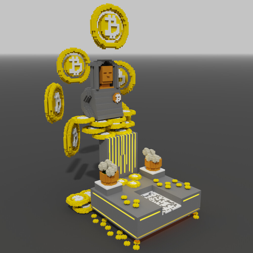 ArtStation - Sakamoto Satoshi voxel altar