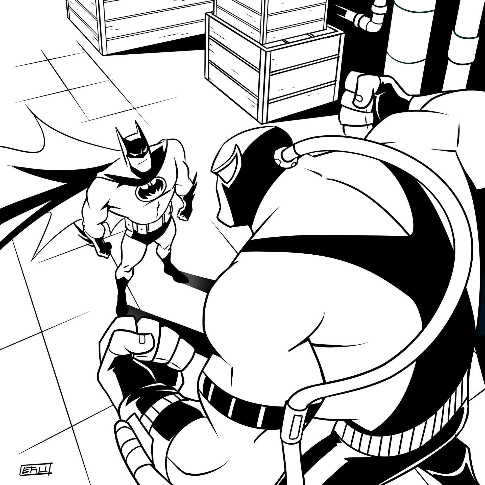 bane batman coloring pages