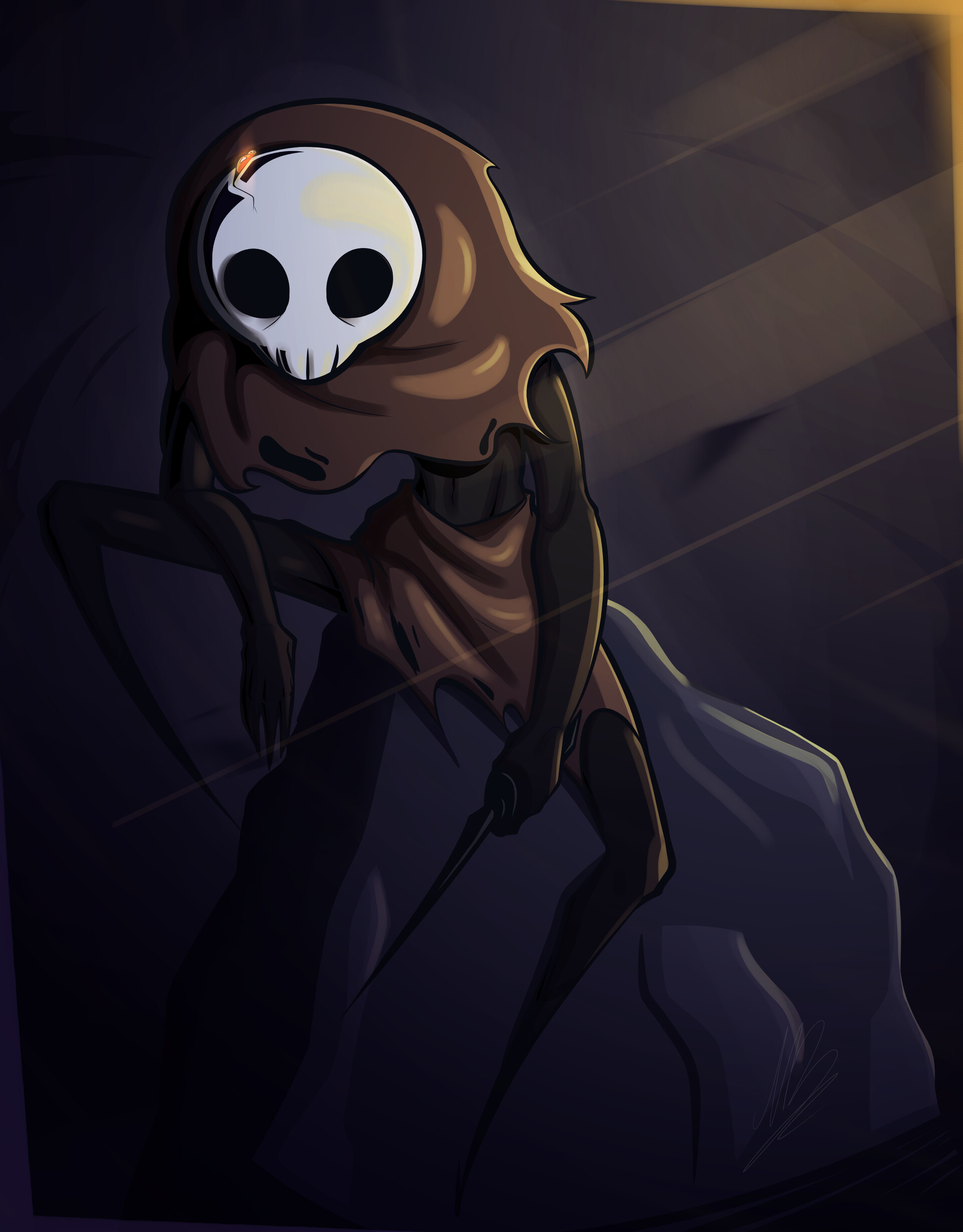 ArtStation - Calm warrior in his lonesome