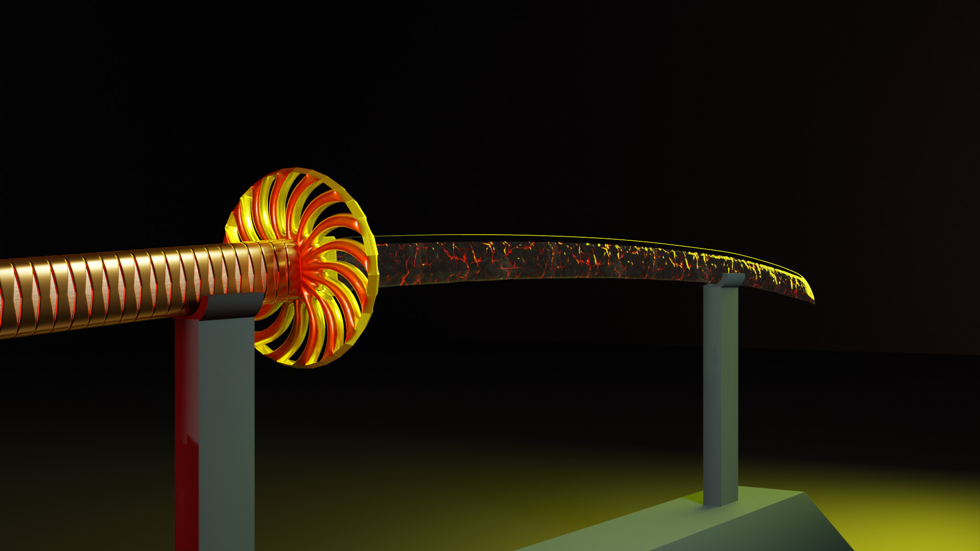 ArtStation - Lava Katana