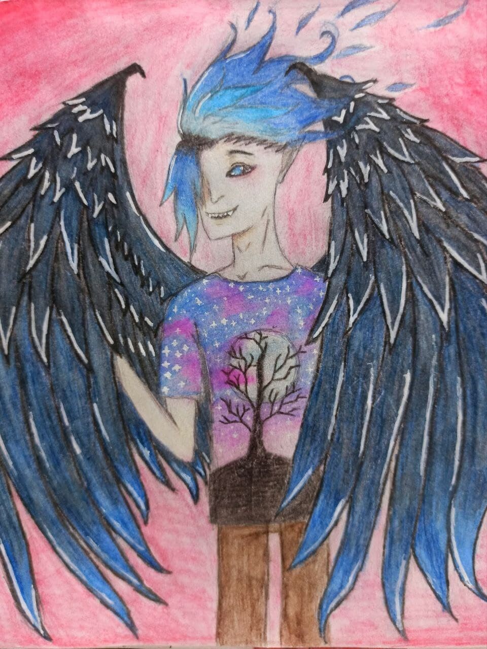 ArtStation - 💙Blue flame demon💙