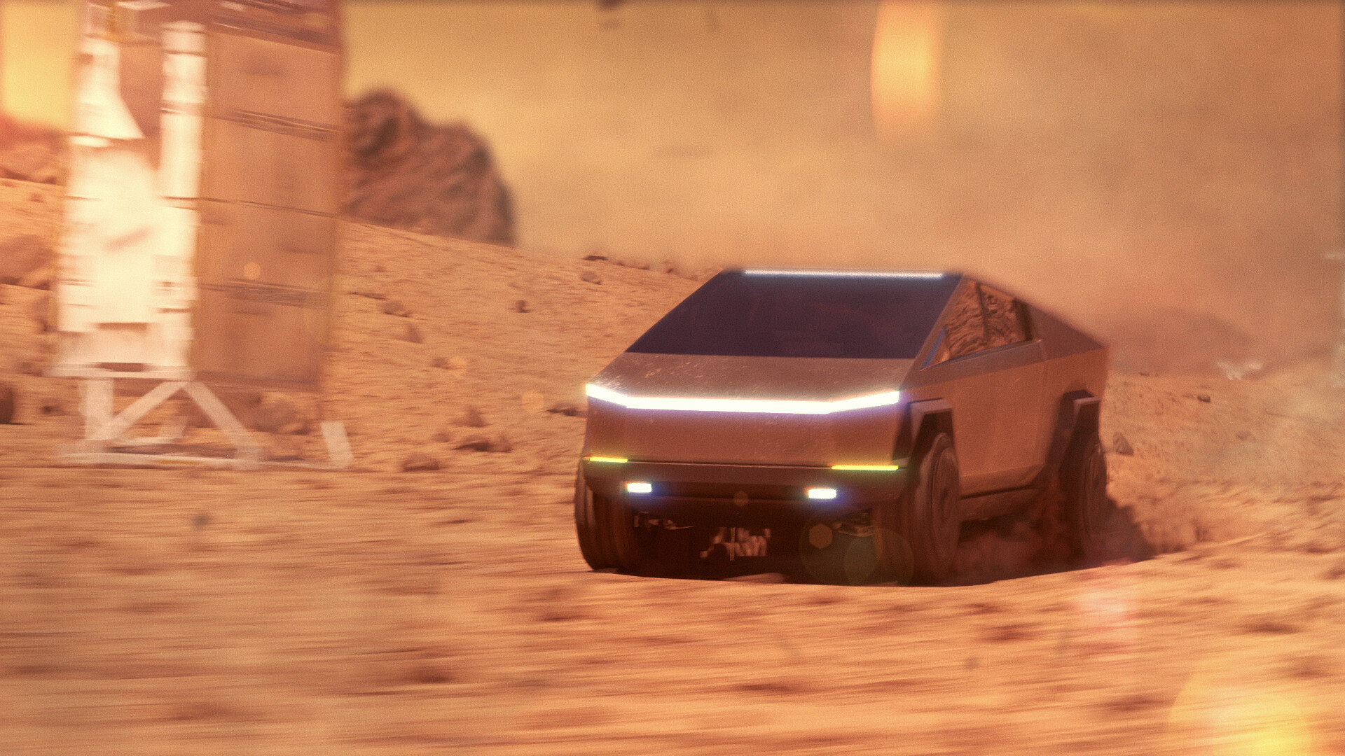 Dylan Lu - TESLA x PUBGM (CN) MARS ADVENTURE - CG Commercial ft ...