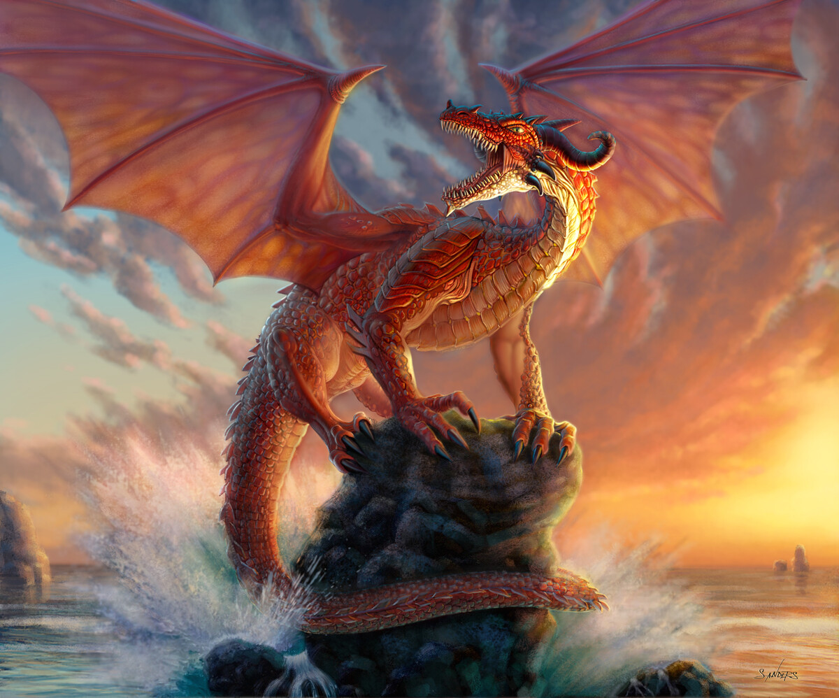 ArtStation - Red Dragon