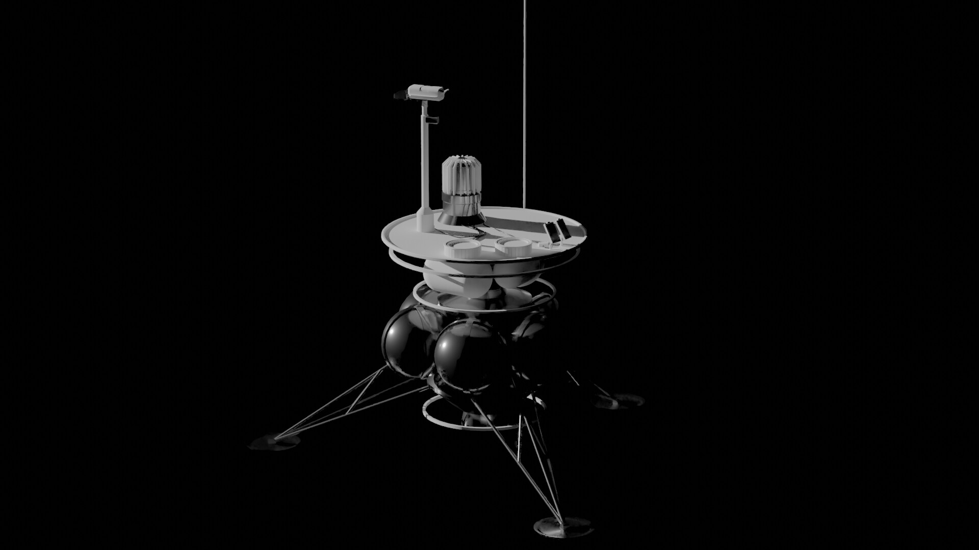 ArtStation - Lunar lander work in progress | Passion Project