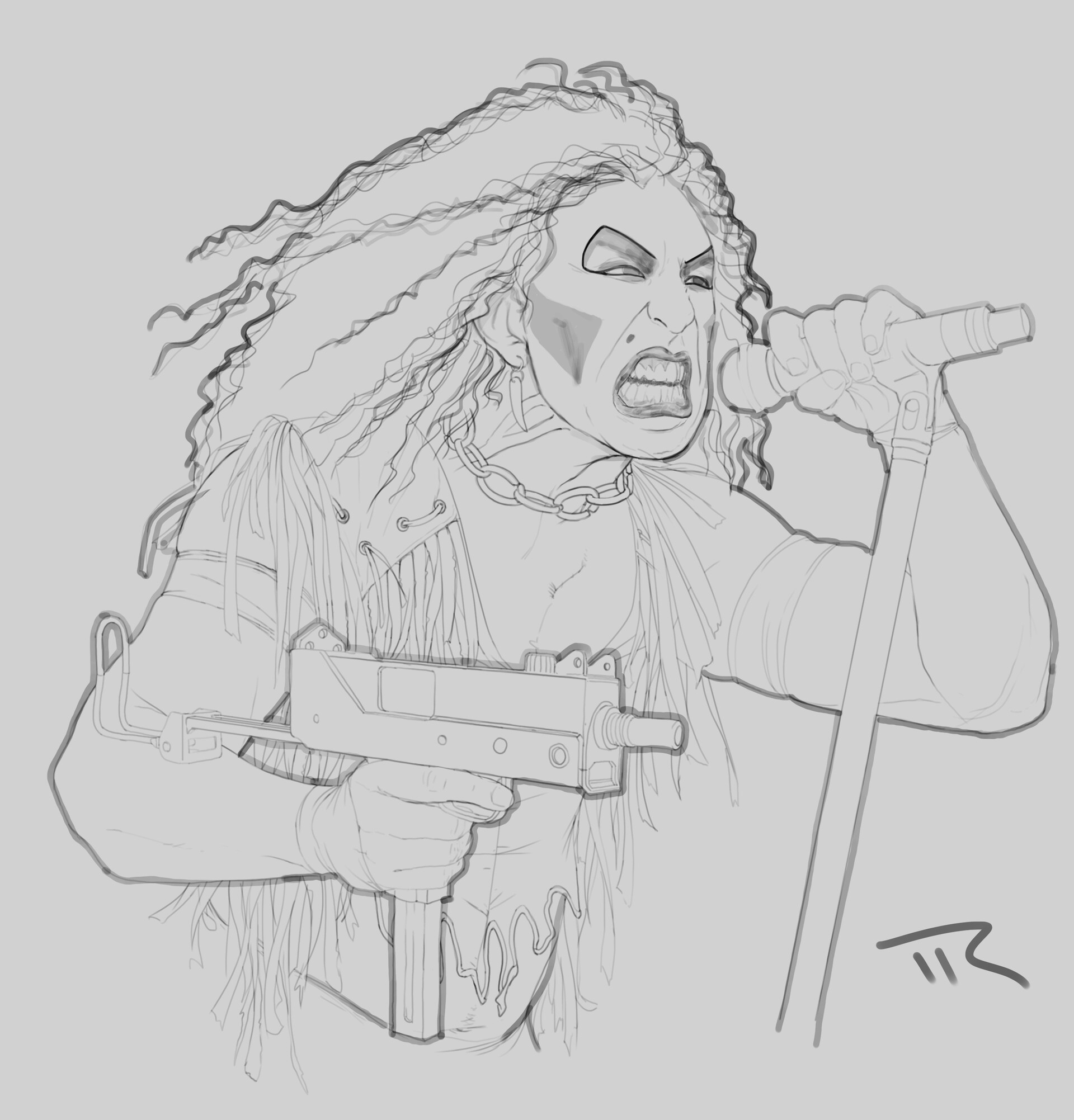 slipknot coloring pages free