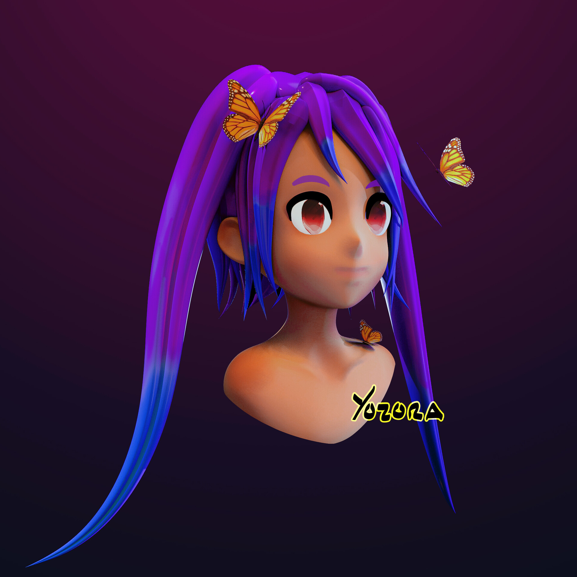 ArtStation - Miku Hatsune 3D Model