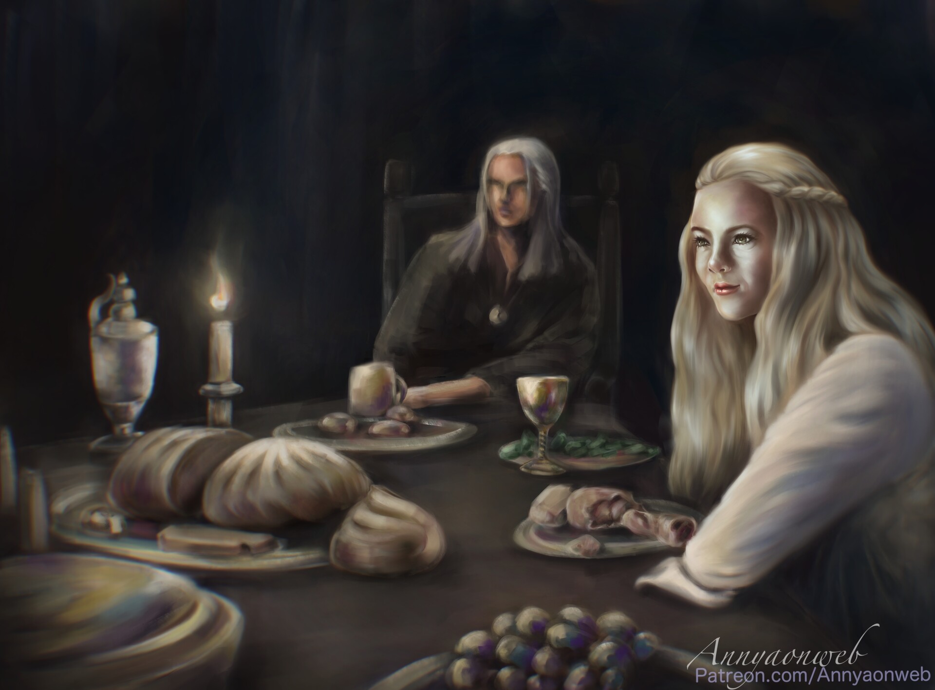 ArtStation - Geralt & Ciri - w Video Timelapse - Witcher S02