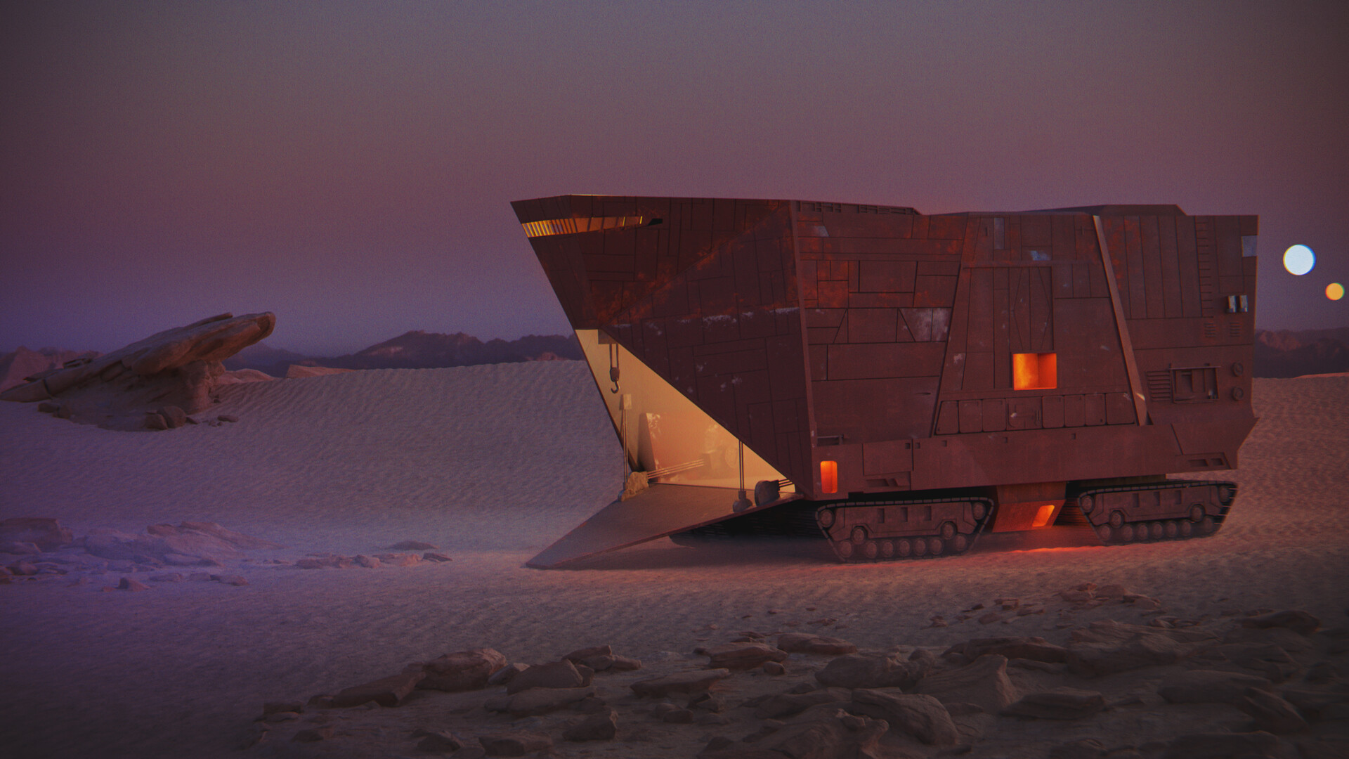 ArtStation - Star Wars Sandcrawler