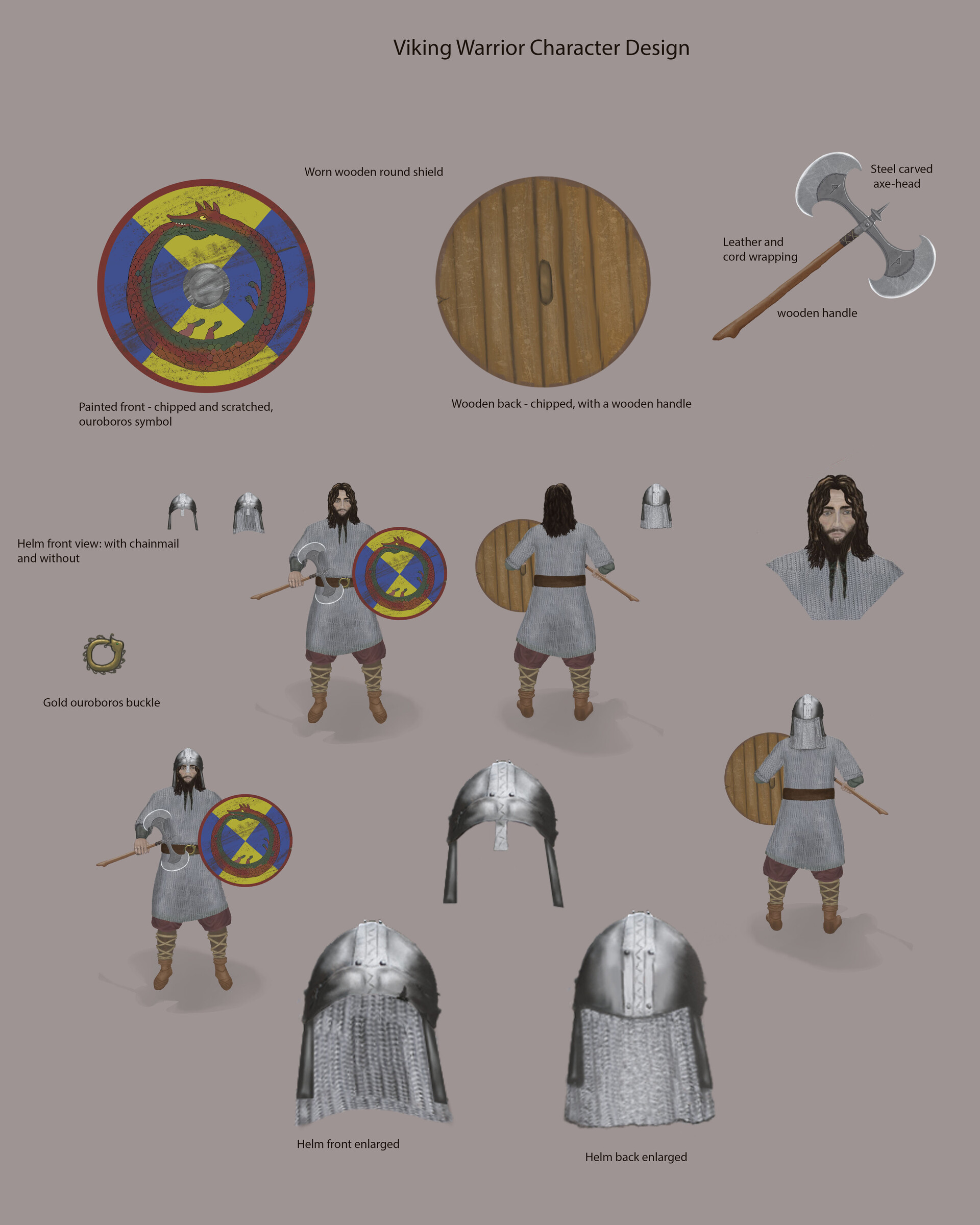 ArtStation - Viking Warrior Character Design