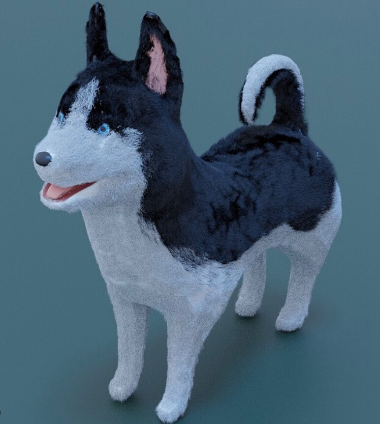 ArtStation - 3D Husky