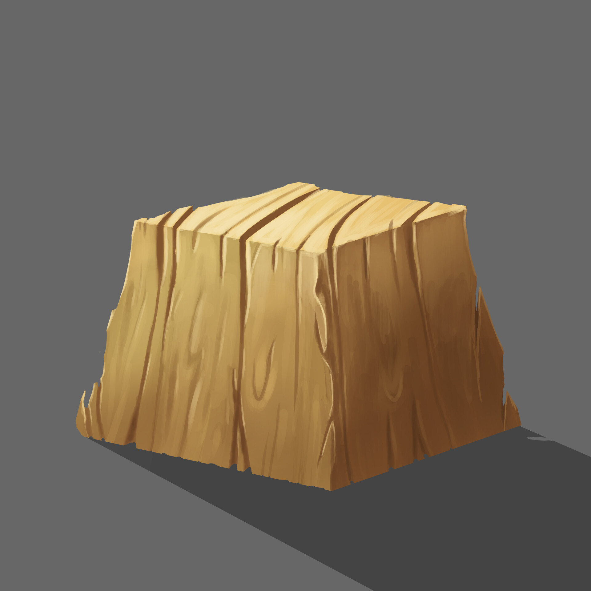 ArtStation - Wooden cube