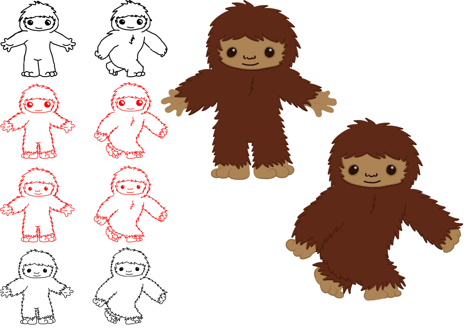 ArtStation - Cute Cryptid Concepts