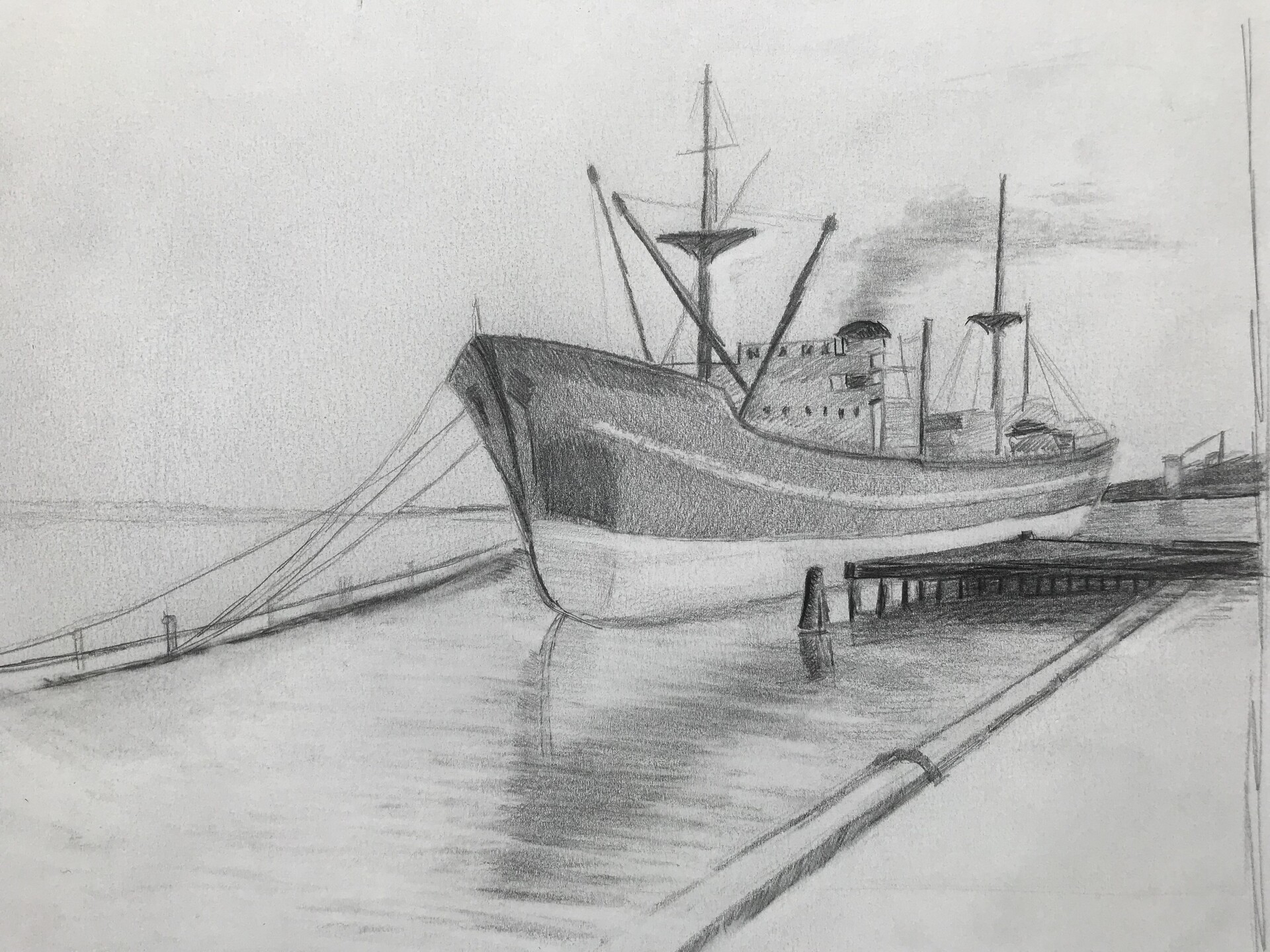 ArtStation - Ship, sketch