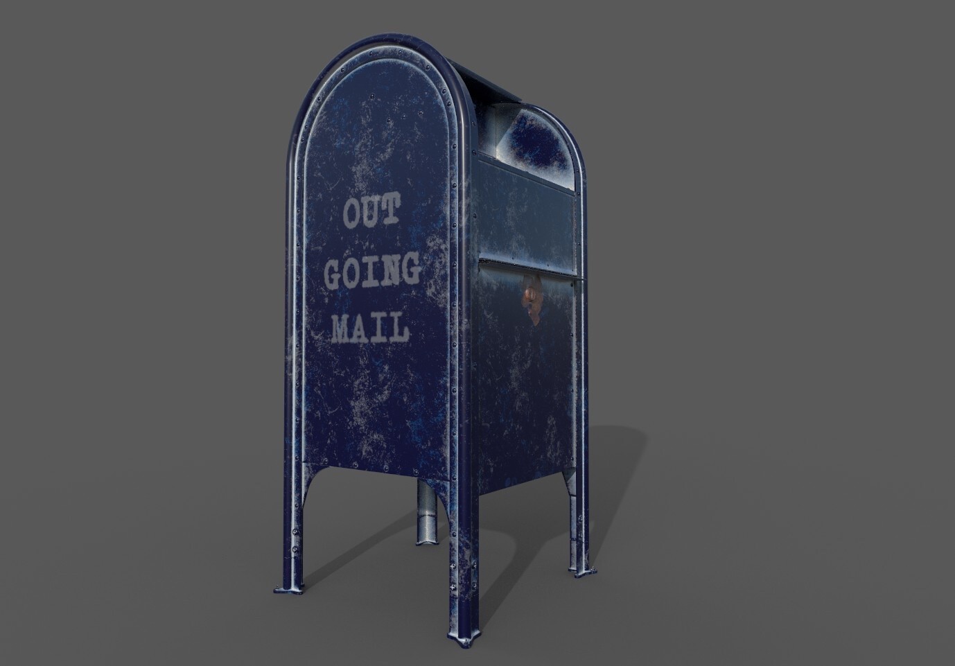 ArtStation - Mailbox texturing shading and lighting