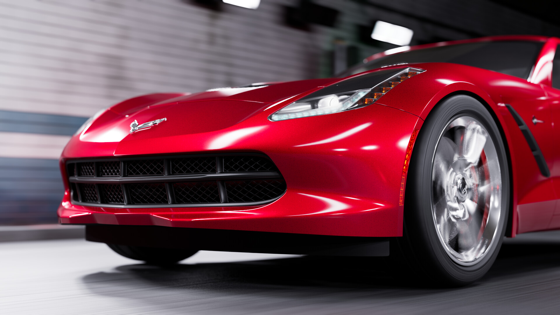 ArtStation - Corvette - Lighting & Shading Render