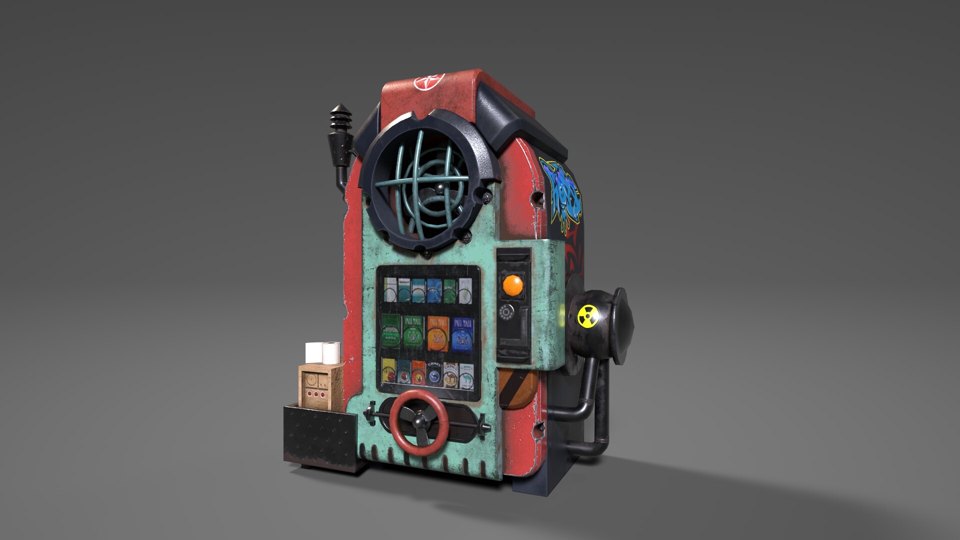ArtStation - Soviet vending machine