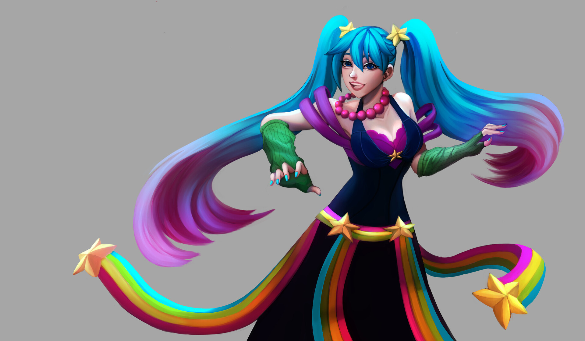 Arcade Sona Splash Art