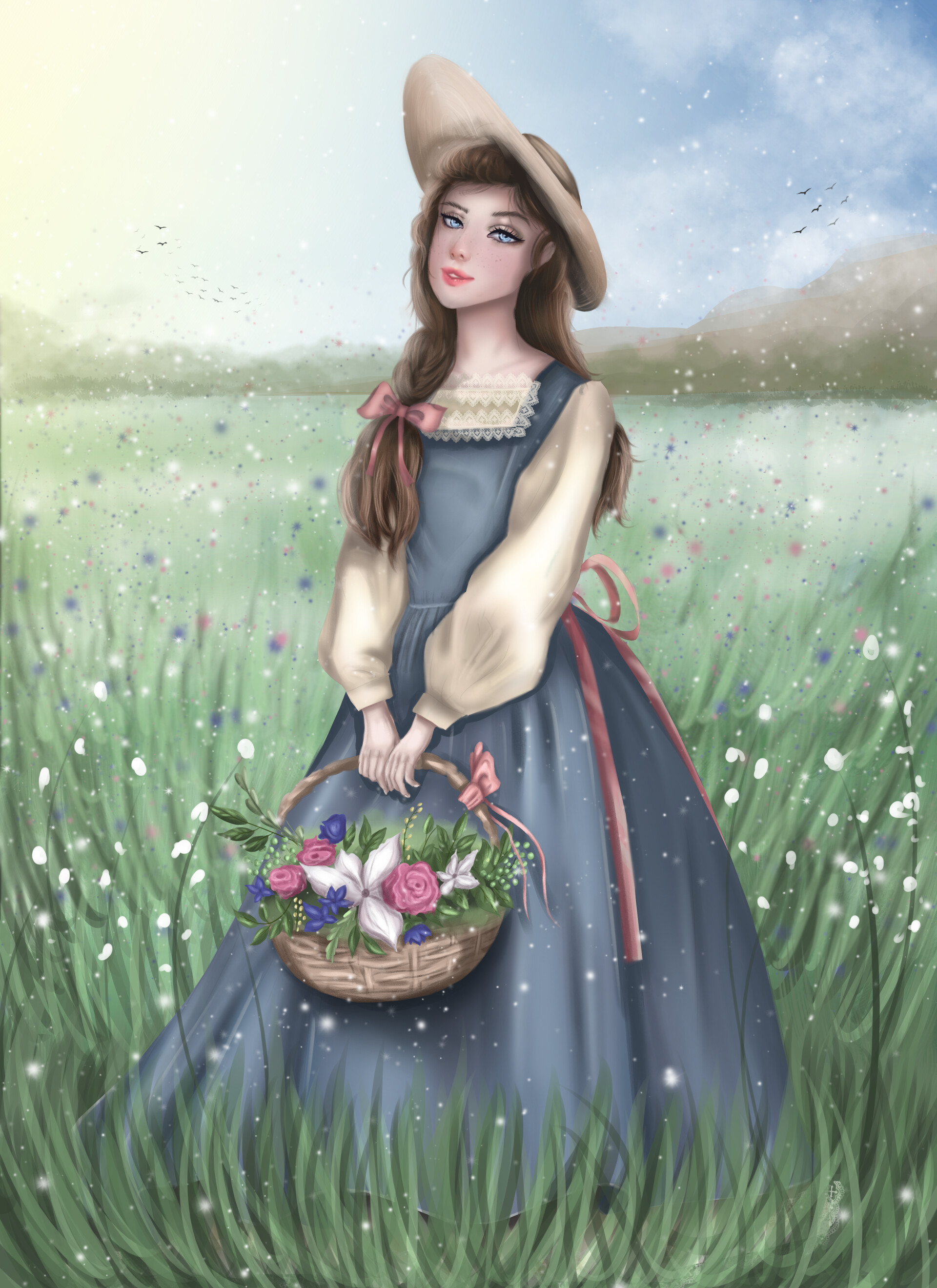 ArtStation - 18th century girl