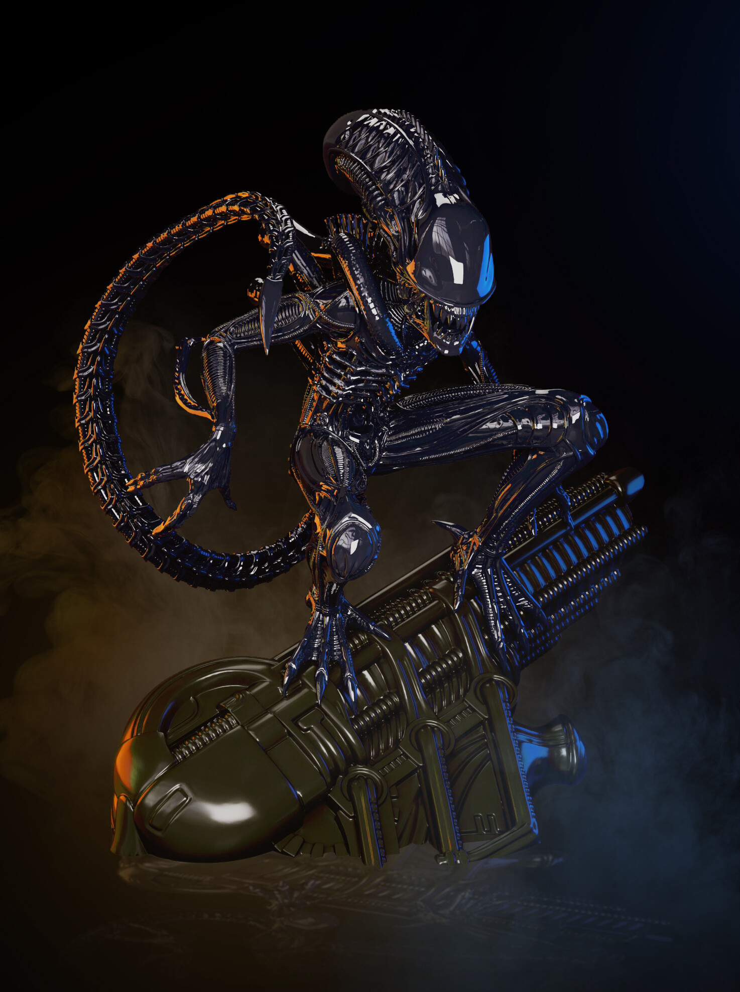 ArtStation - Alien warrior