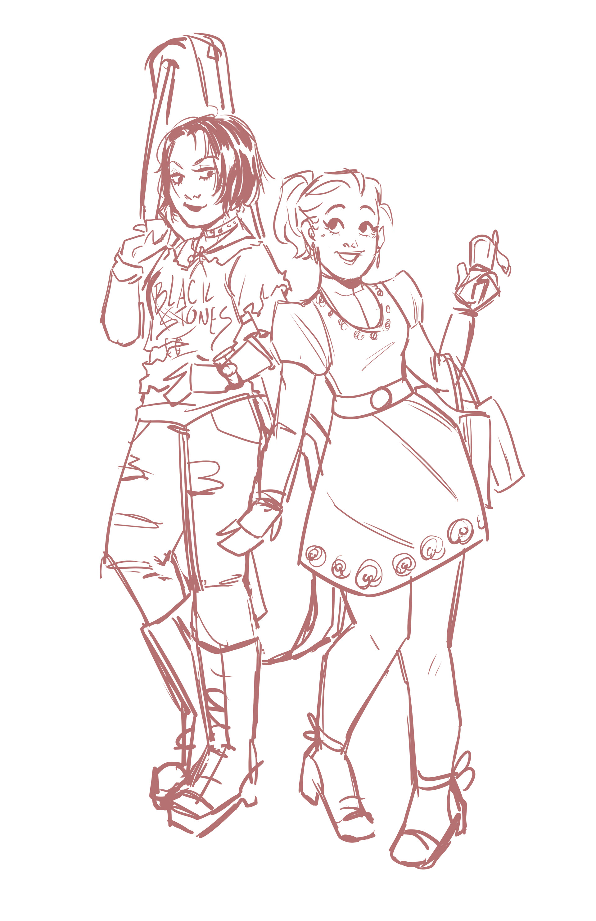 ArtStation - "Hey Nana..." - WIP