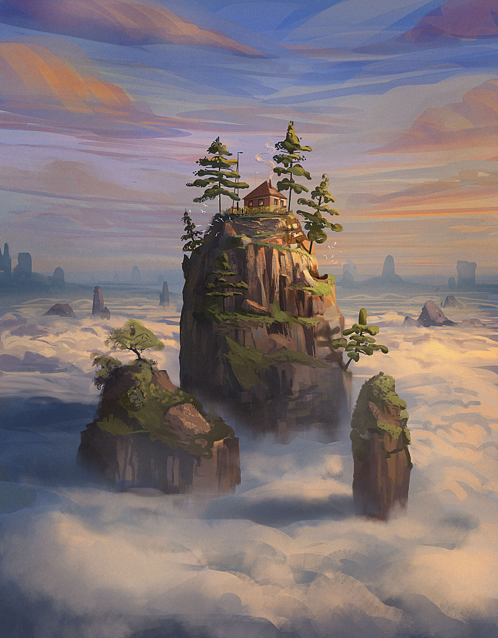 ArtStation - house on the hill