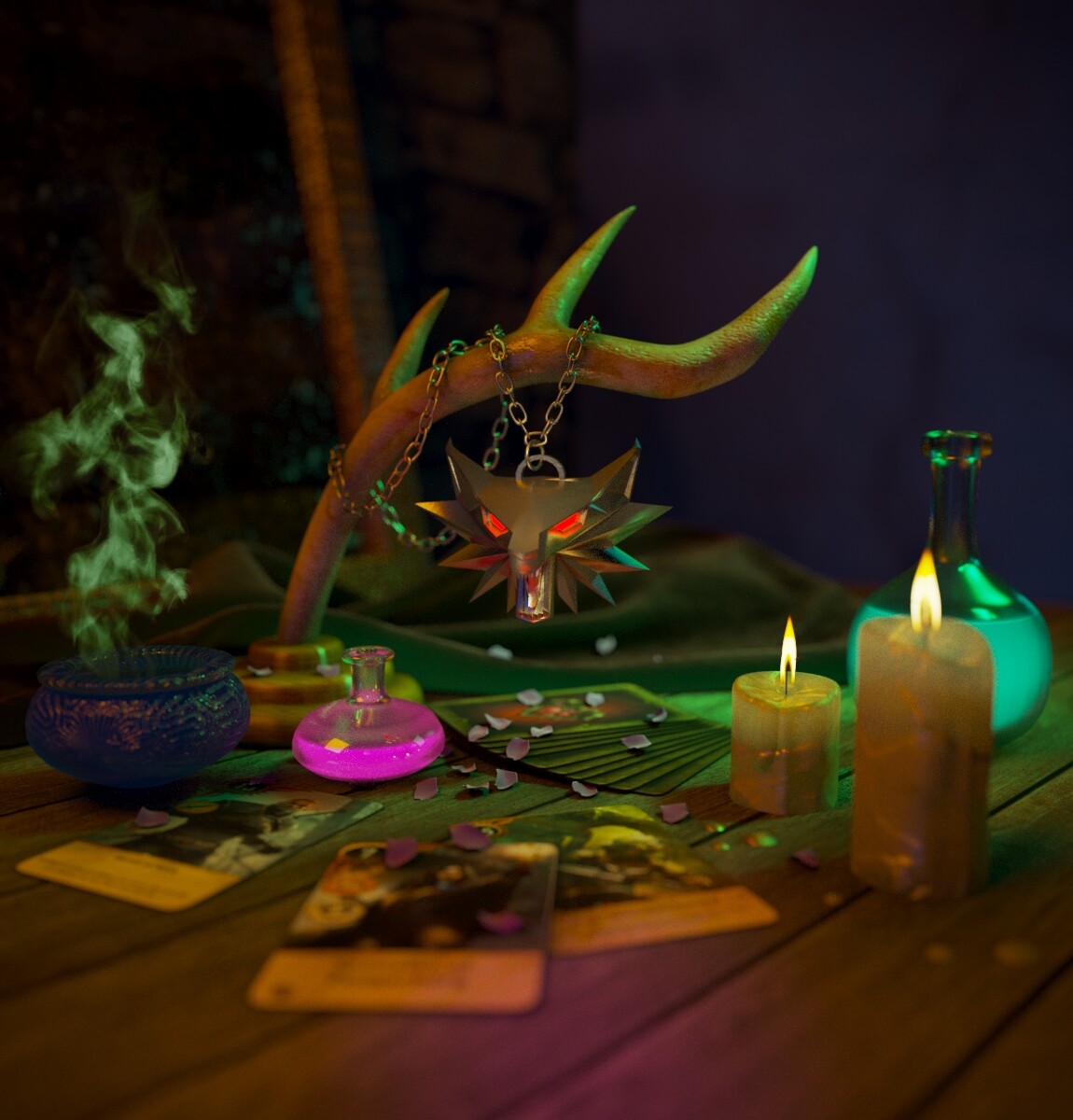 ArtStation - 3d visualization on the theme of the game