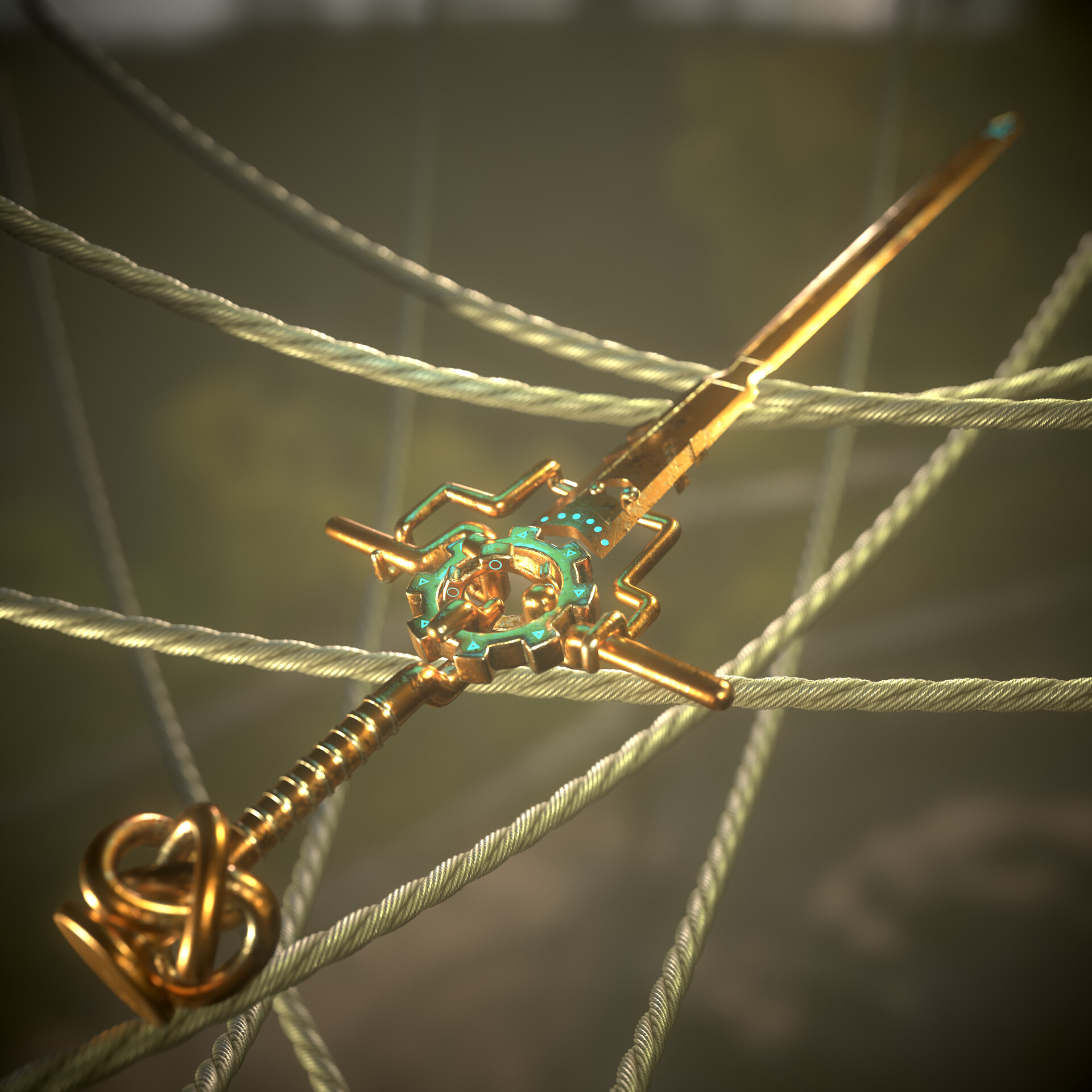 ArtStation - Dwarf engineer sword 🗡