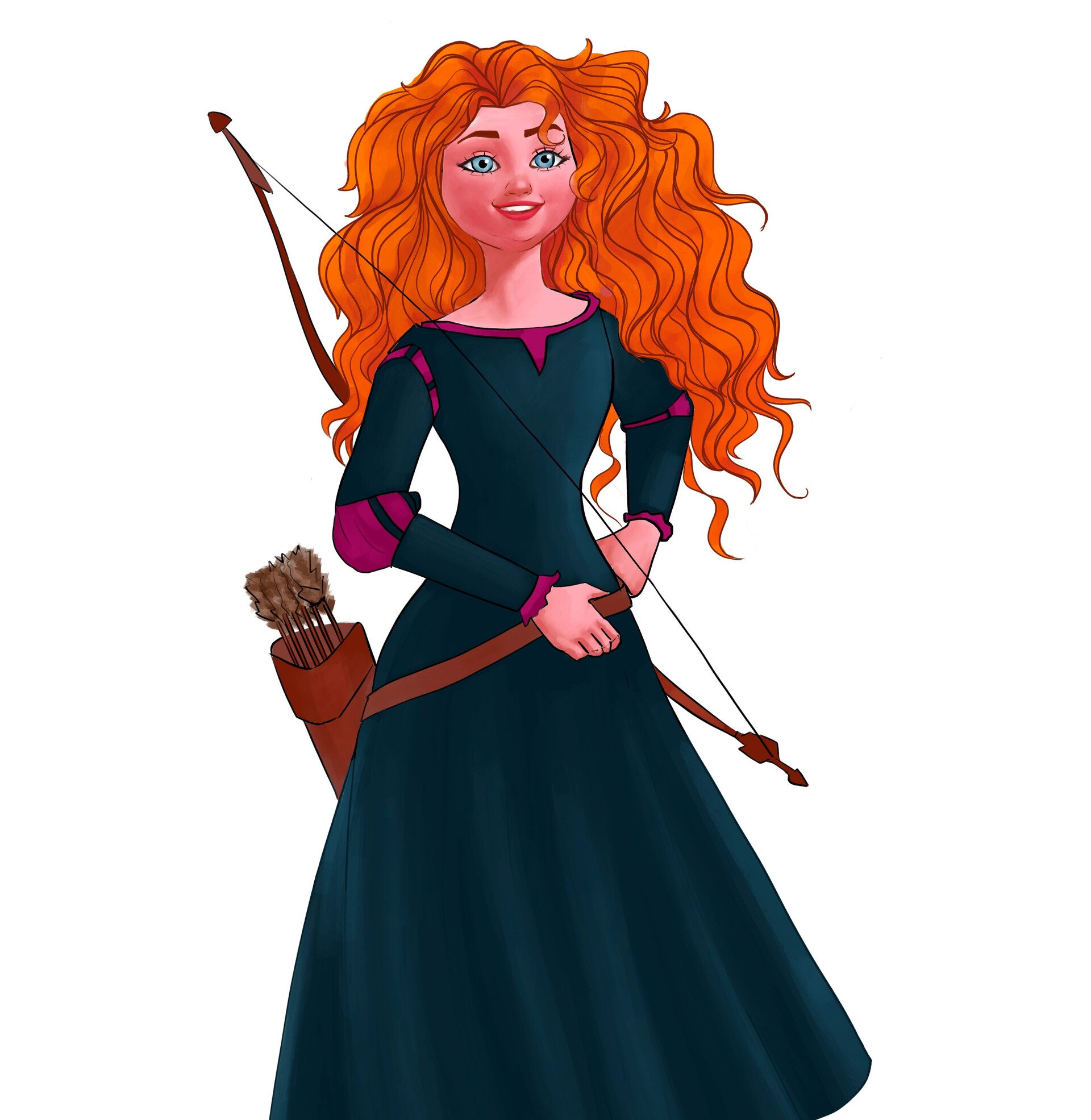 ArtStation - Merida and Aurora Fan Art