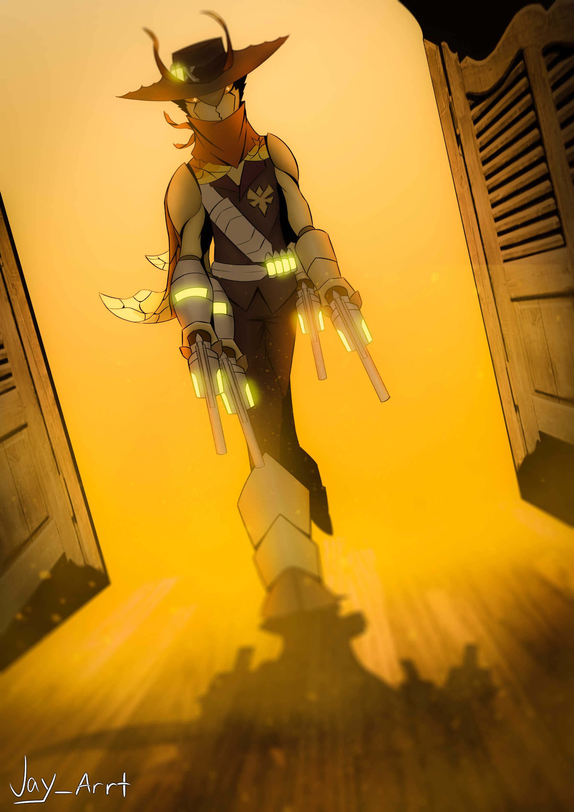 ArtStation - Brawlhalla Fanart "Reno"