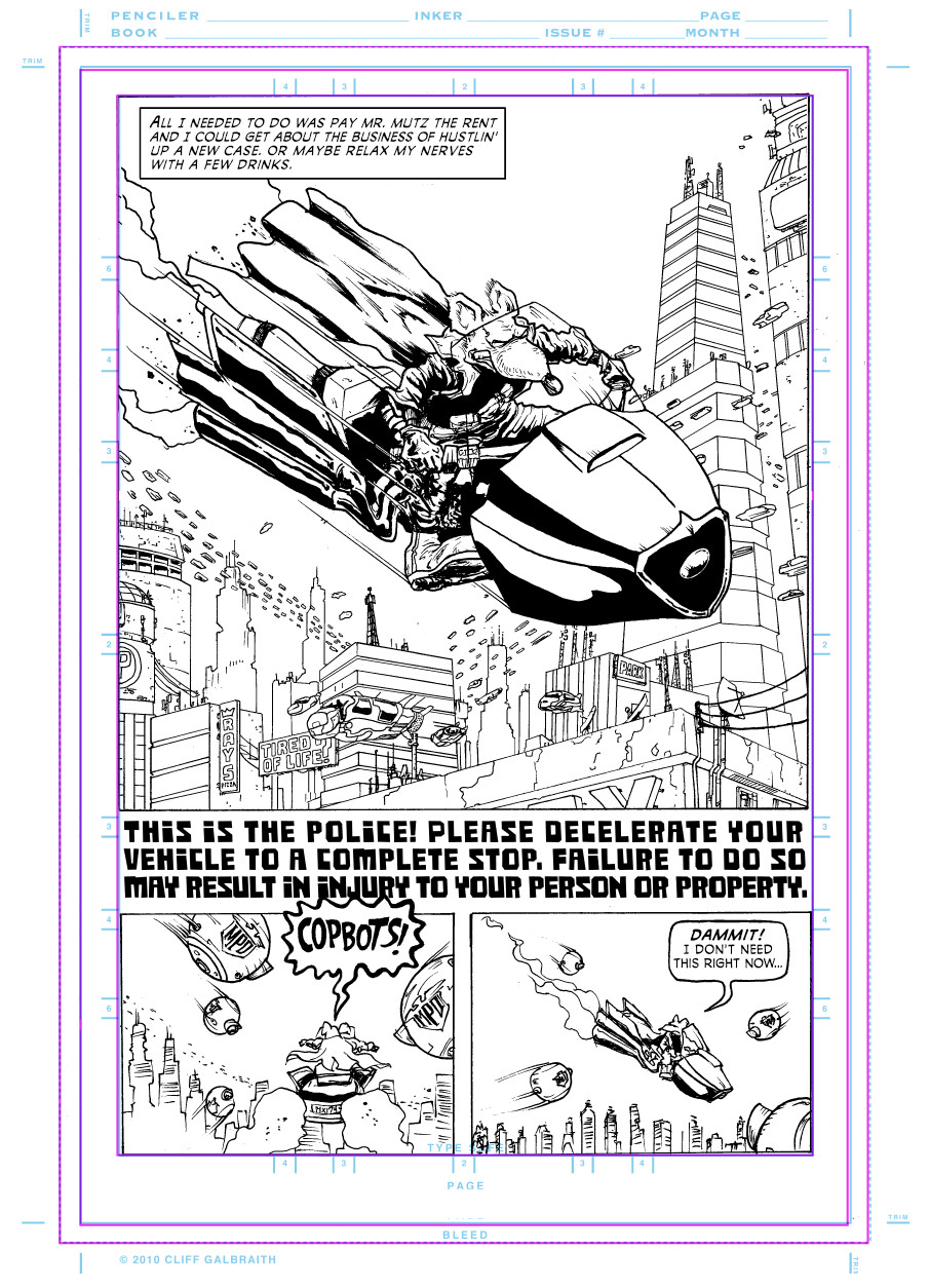 ArtStation - Rat Bastard Page 1 Issue 2 Small Doses