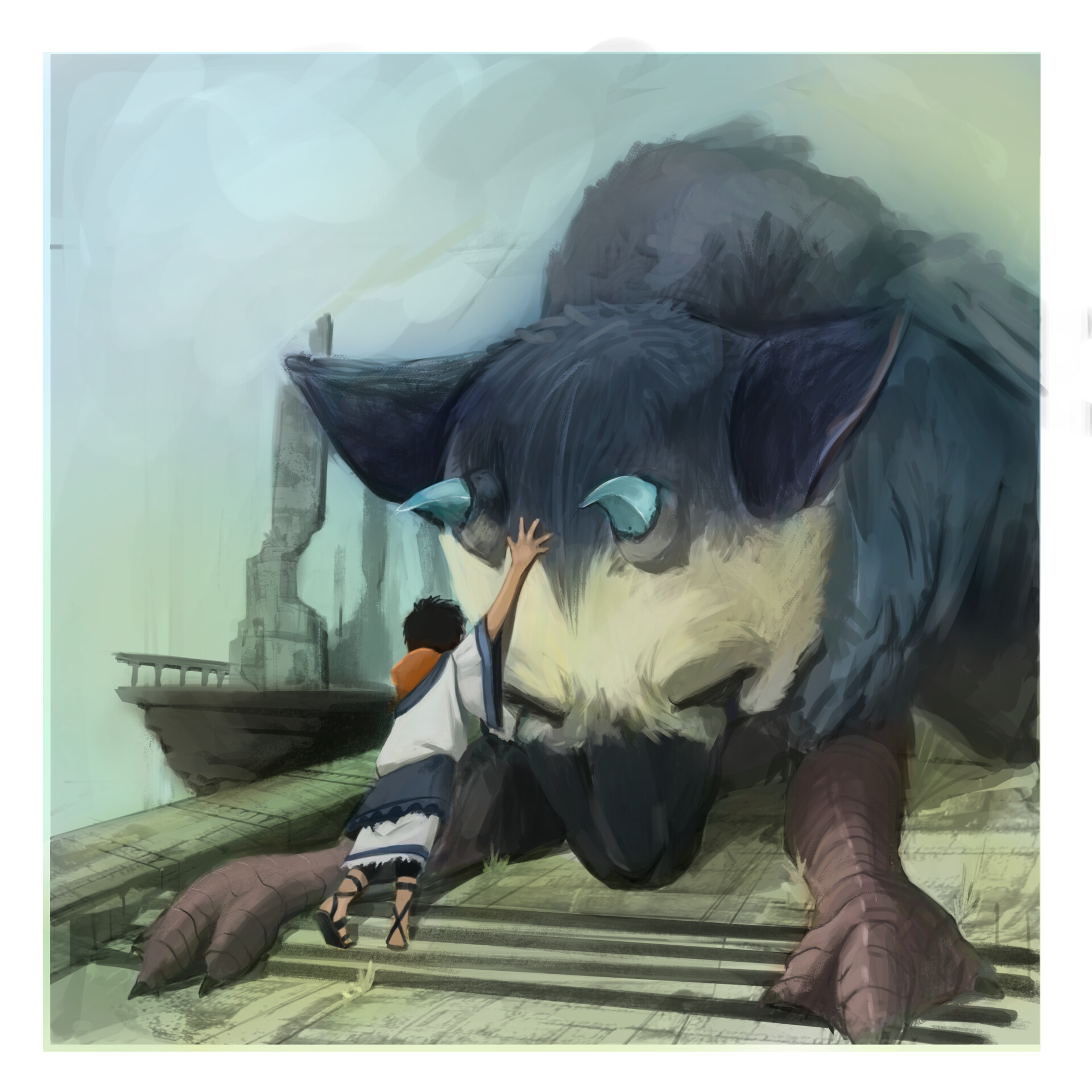 ArtStation - The Last Guardian Fanart