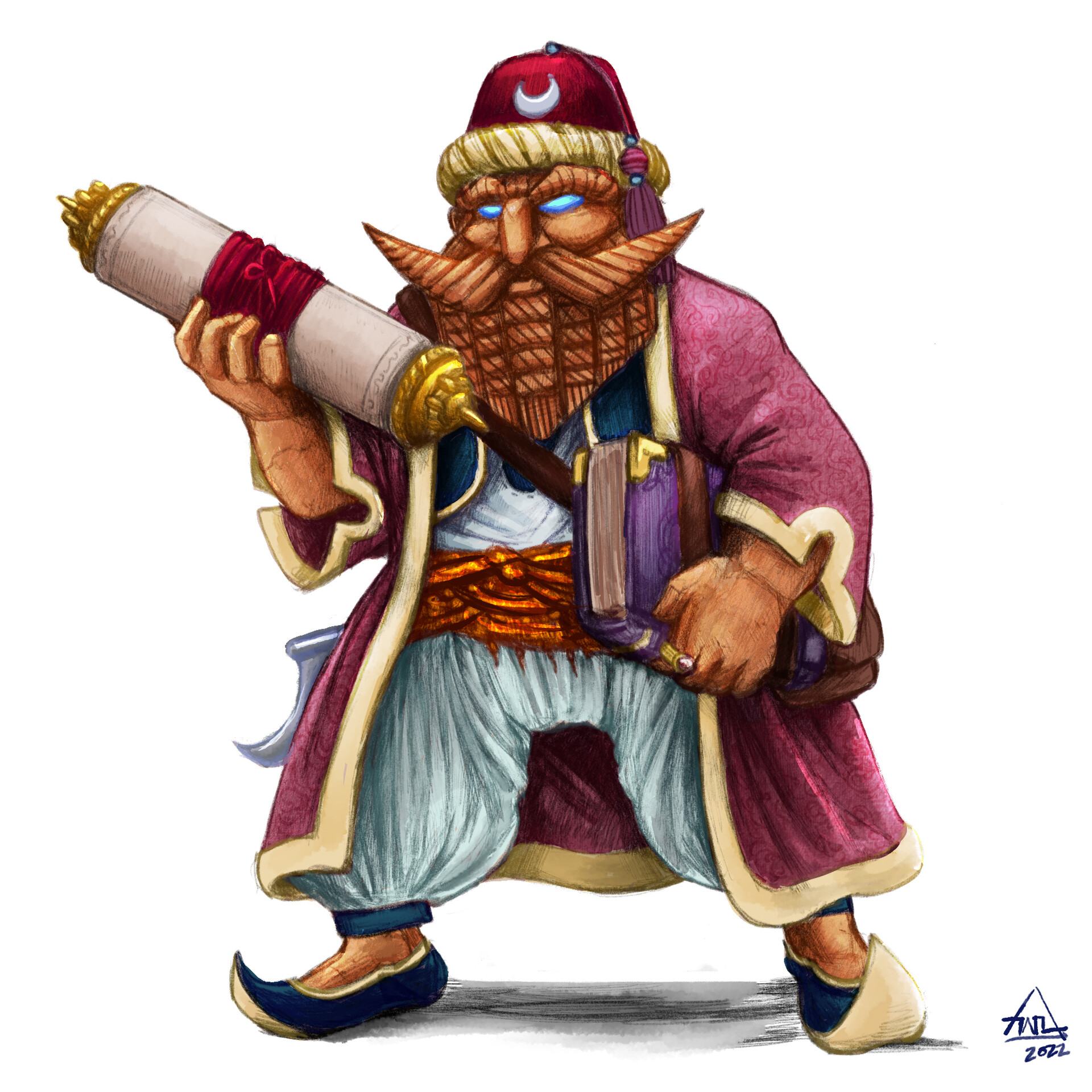 Wade Lutz - Stone Dwarf Librarian