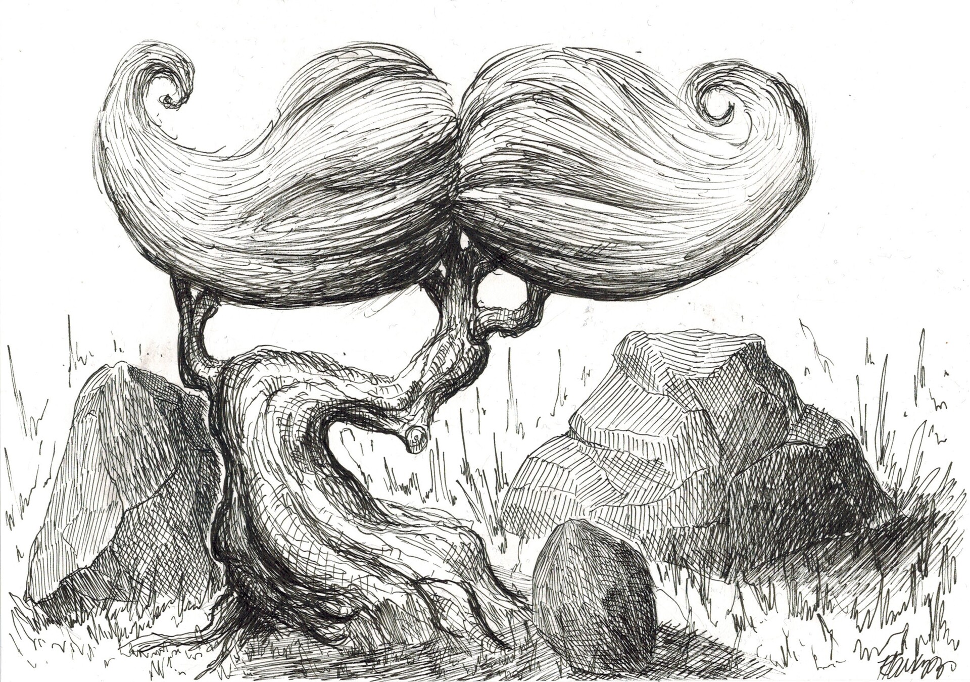 ArtStation - A Moustache Tree